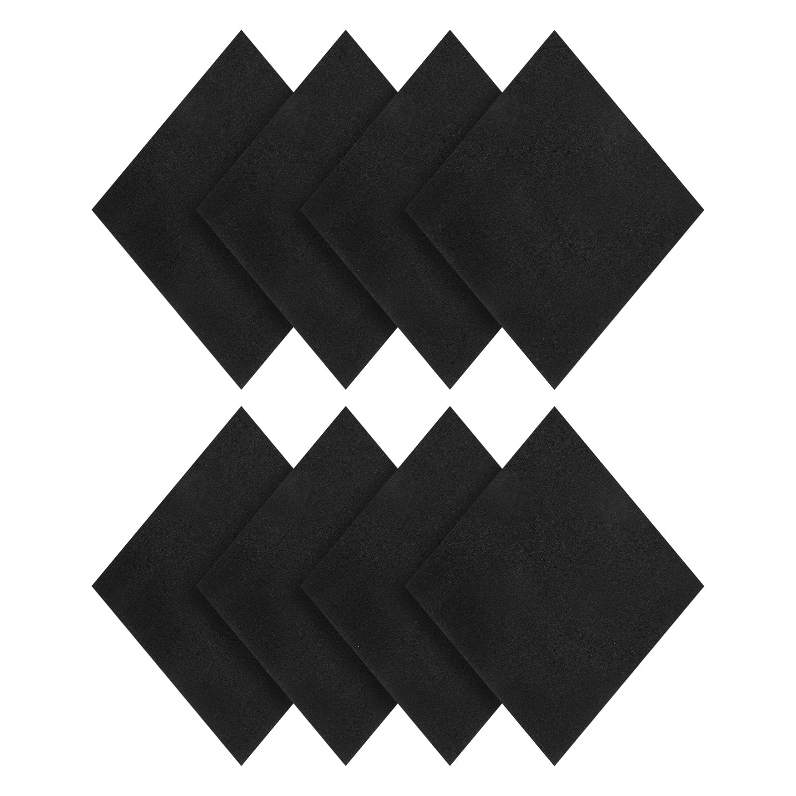 Uxcell 8 Pcs 6x6x1/8 Inches Adhesive Foam Padding Closed-cell Foam ...