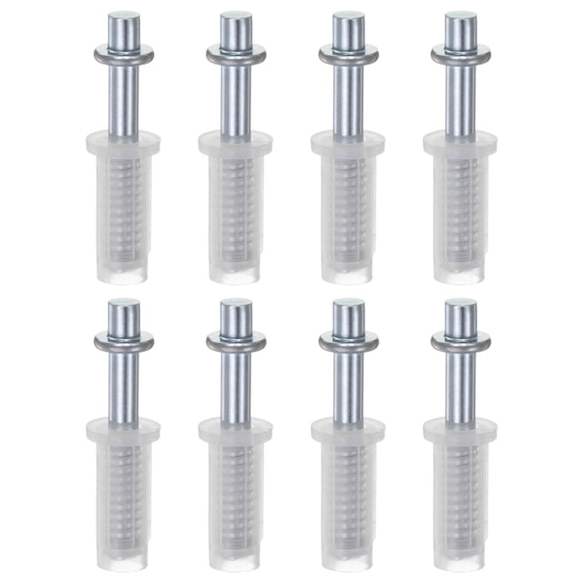 Uxcell 8 Pcs Bifold Door Hardware Top Pivot 3/8 Inch Spring Loaded Bi ...