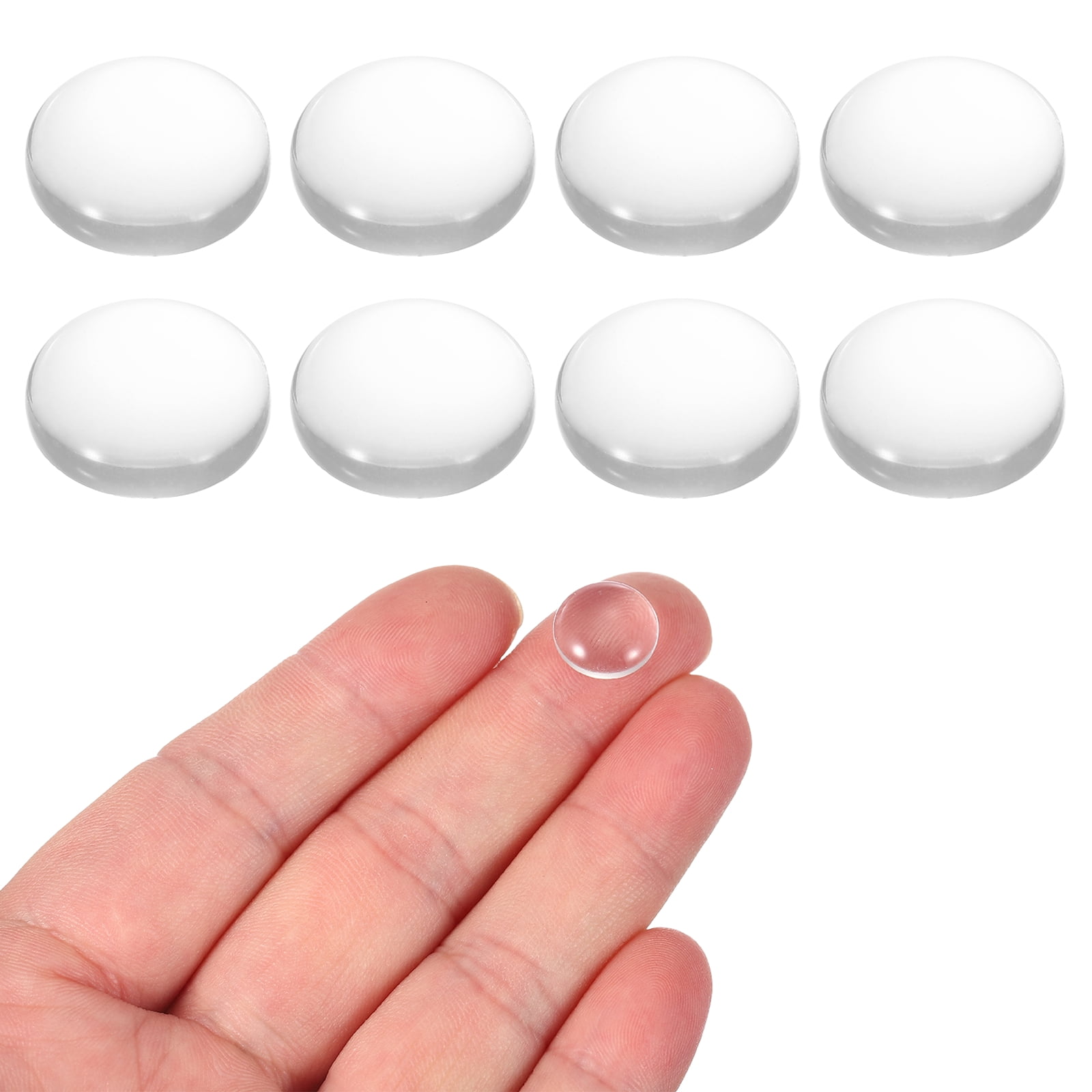 Uxcell 8 Pcs Convex Lens, 12mm OD 17mm Focal Length Magnifier Lens ...
