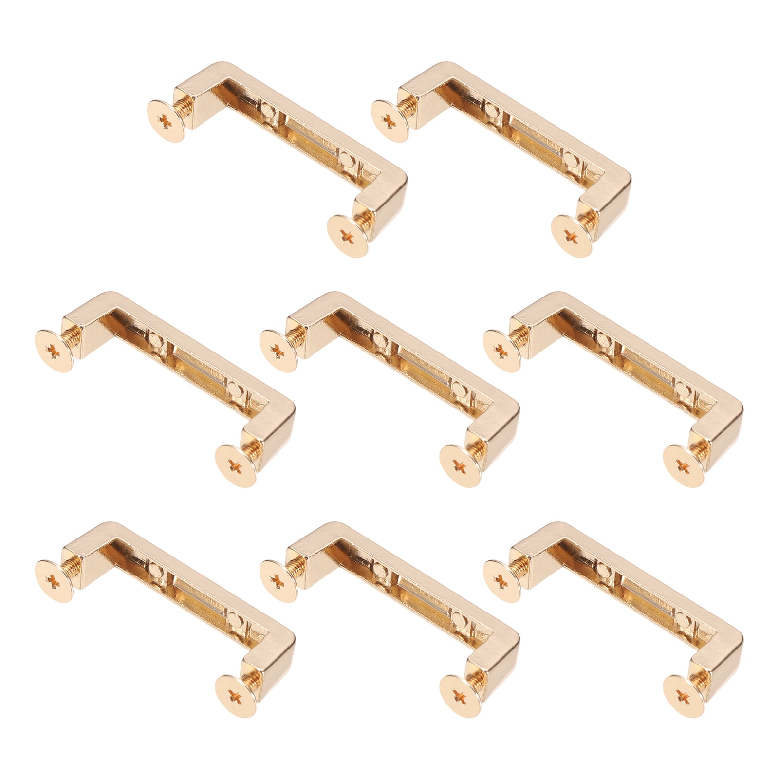 Uxcell 8 Pcs D-Ring Connector Buckles, 1.22" Alloy Right Angle Arch ...