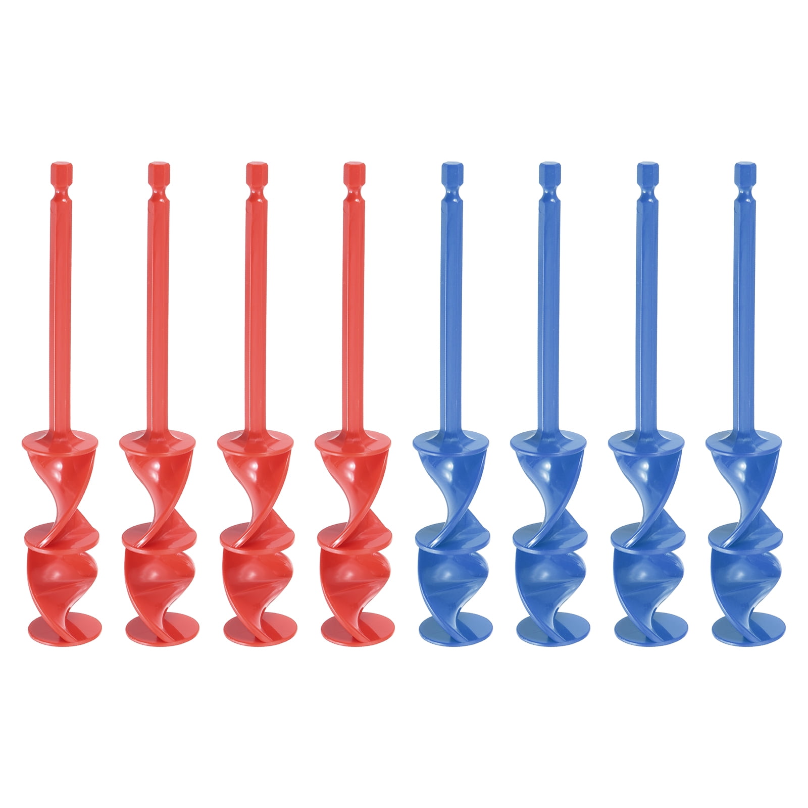 Uxcell 8 Pcs Drill Paint Mixer Epoxy Resin Mixer Helix Reusable ...