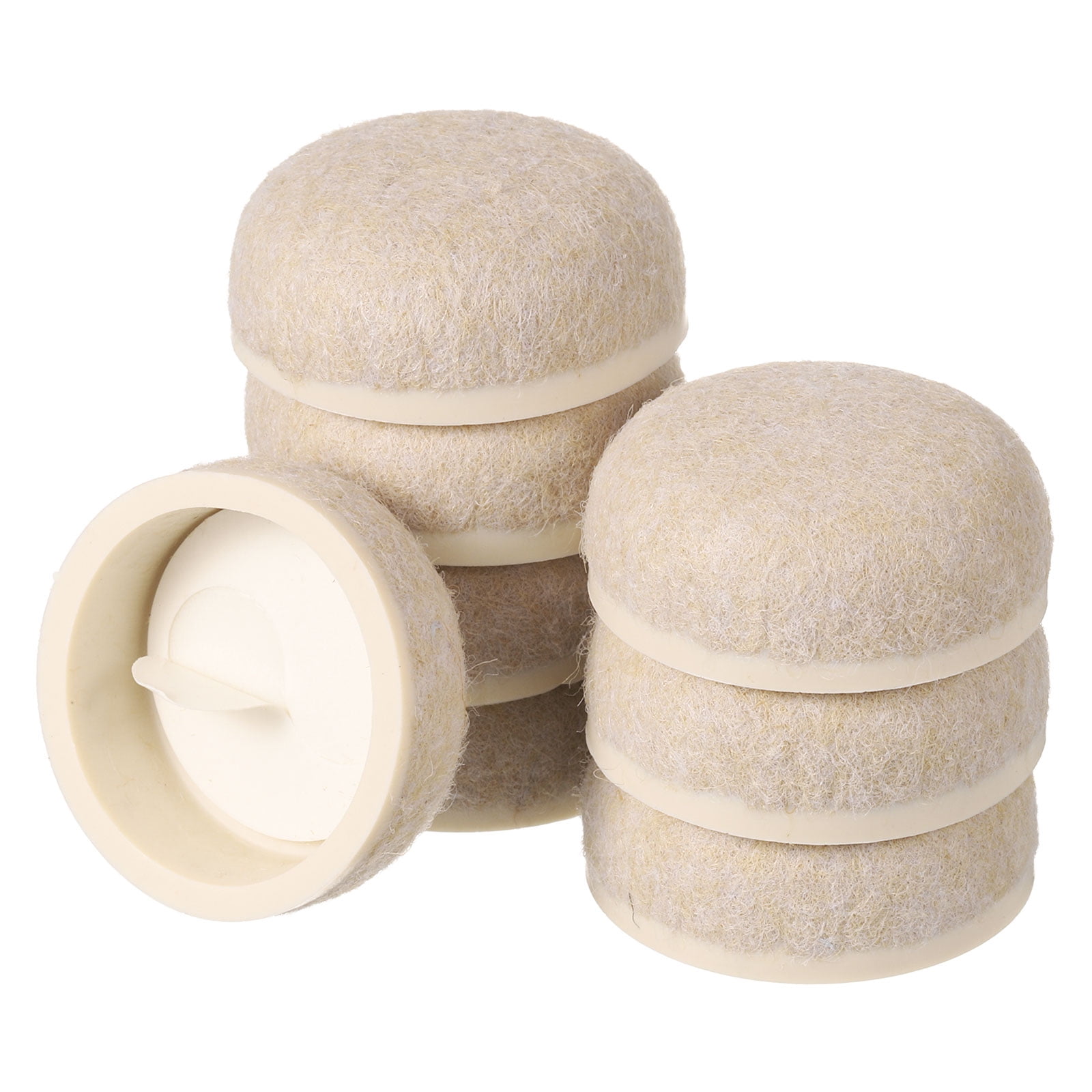 Uxcell 8 Pcs Felt Furniture Slider, 1.22" Round Sliding Pad Table Leg ...