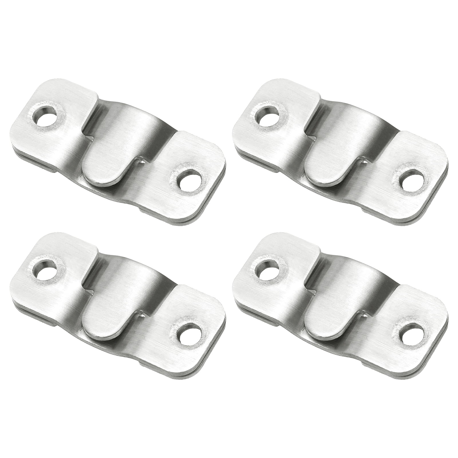 Uxcell 8 Pcs Flush Mount Bracket, 50 x 19mm Interlocking Photo Frame ...