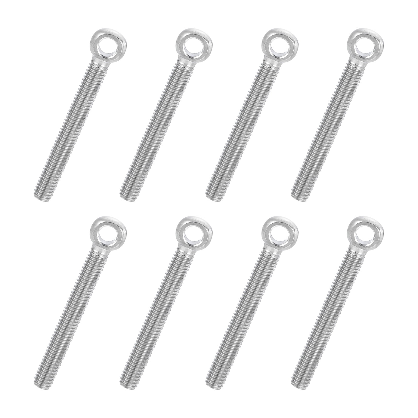 Uxcell 8 Pcs M6x50mm Shoulder Swing Lifting Eye Bolt, 304 Stainless ...