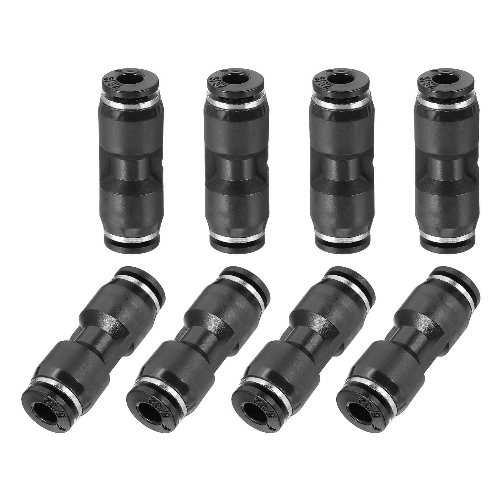 Uxcell Push to Connect Fittings Pneumatic Quick Connector Straight ...