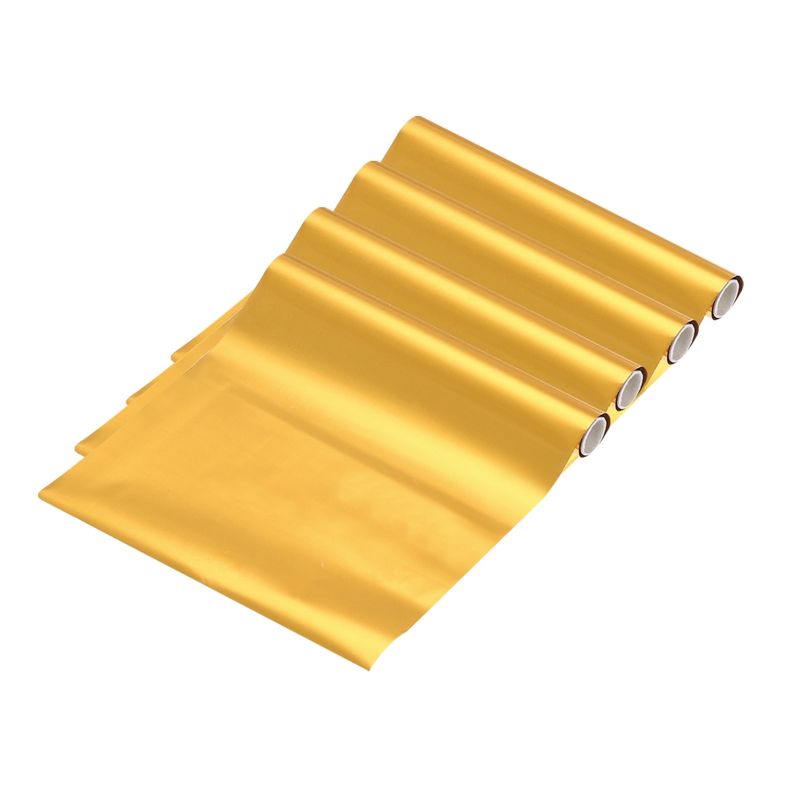 Uxcell 8 Pcs Toner Reactive Foil Metallic Transfer Hot Foil Roll Foil ...