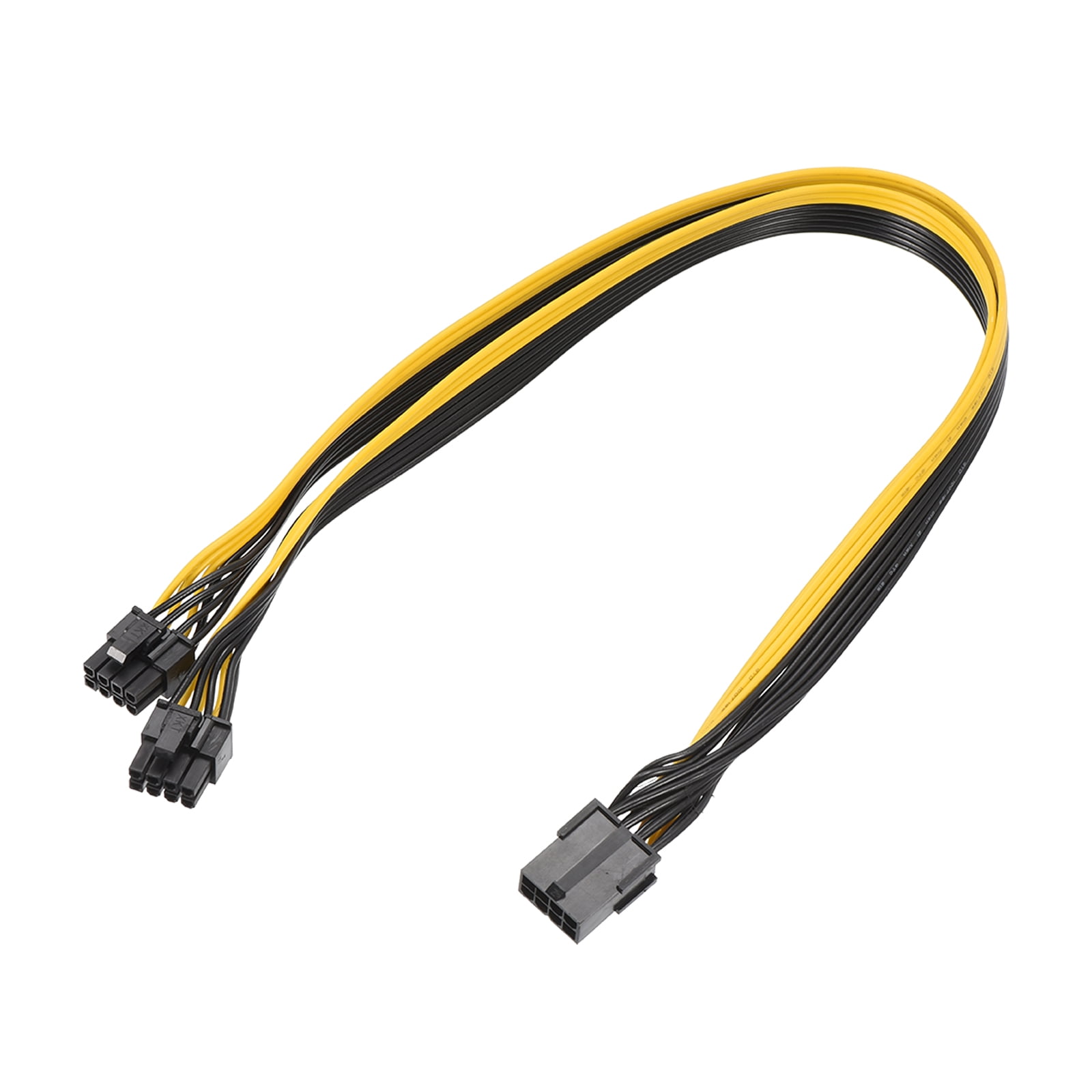 Uxcell 8 Pin Female to Dual PCIe 8 Pin (62) Male PCI Express Power ...