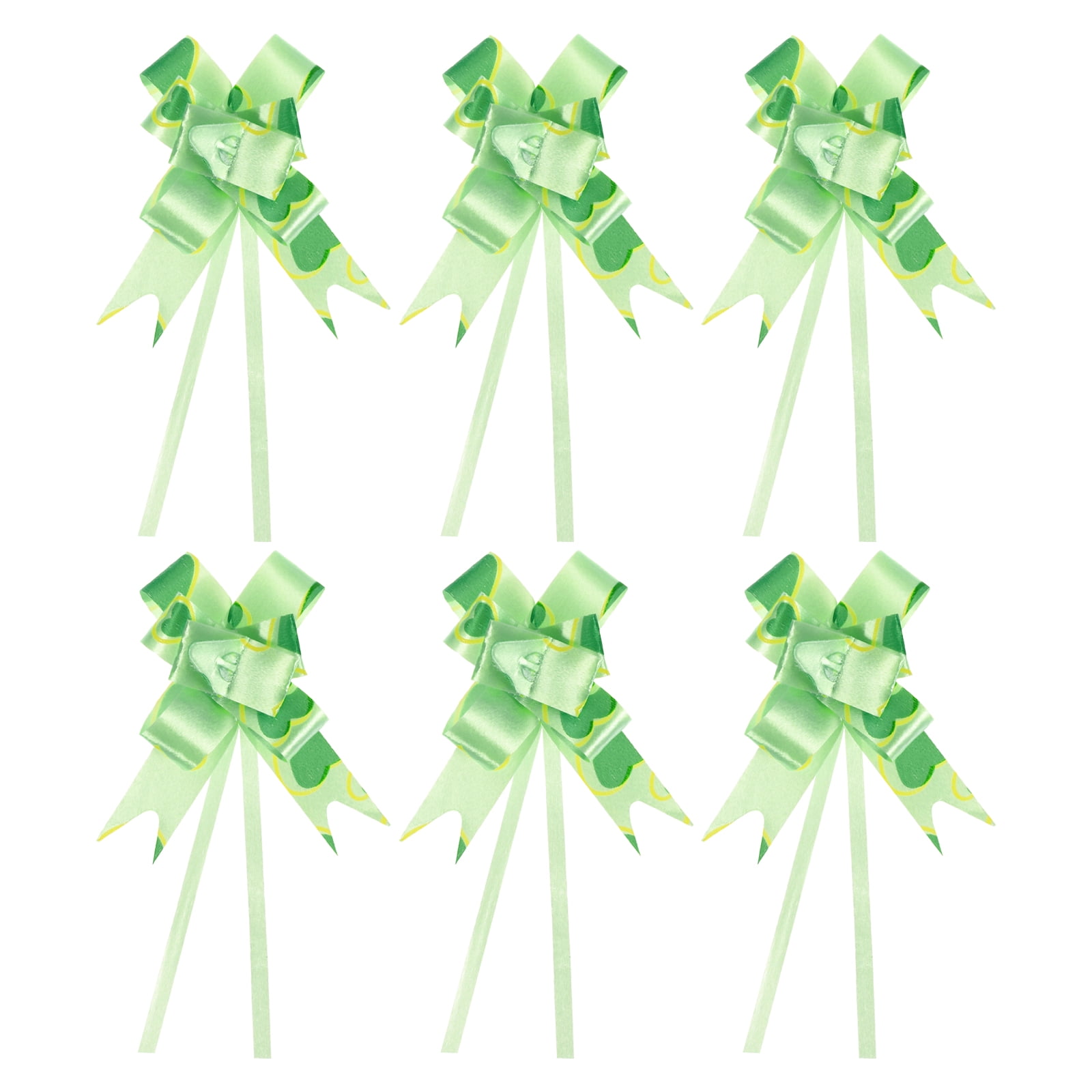 Uxcell 8" Pull Bows Gift Wrapping Pull Bow Heart Pattern Baskets ...