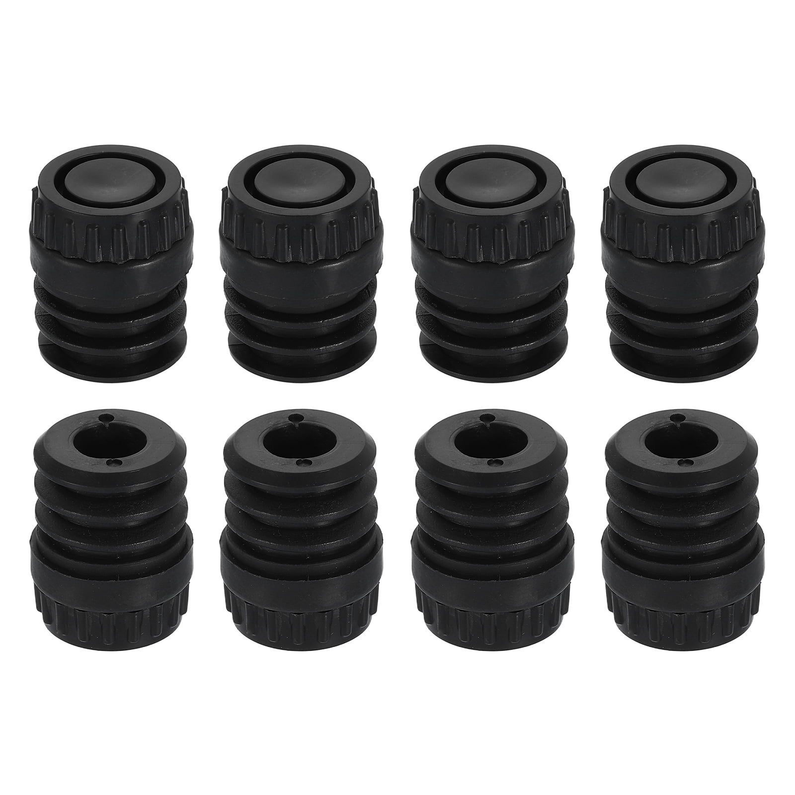 Uxcell 8 Set Leveling Feet, M8x25mm Plastic Adjustable Furniture Leg ...