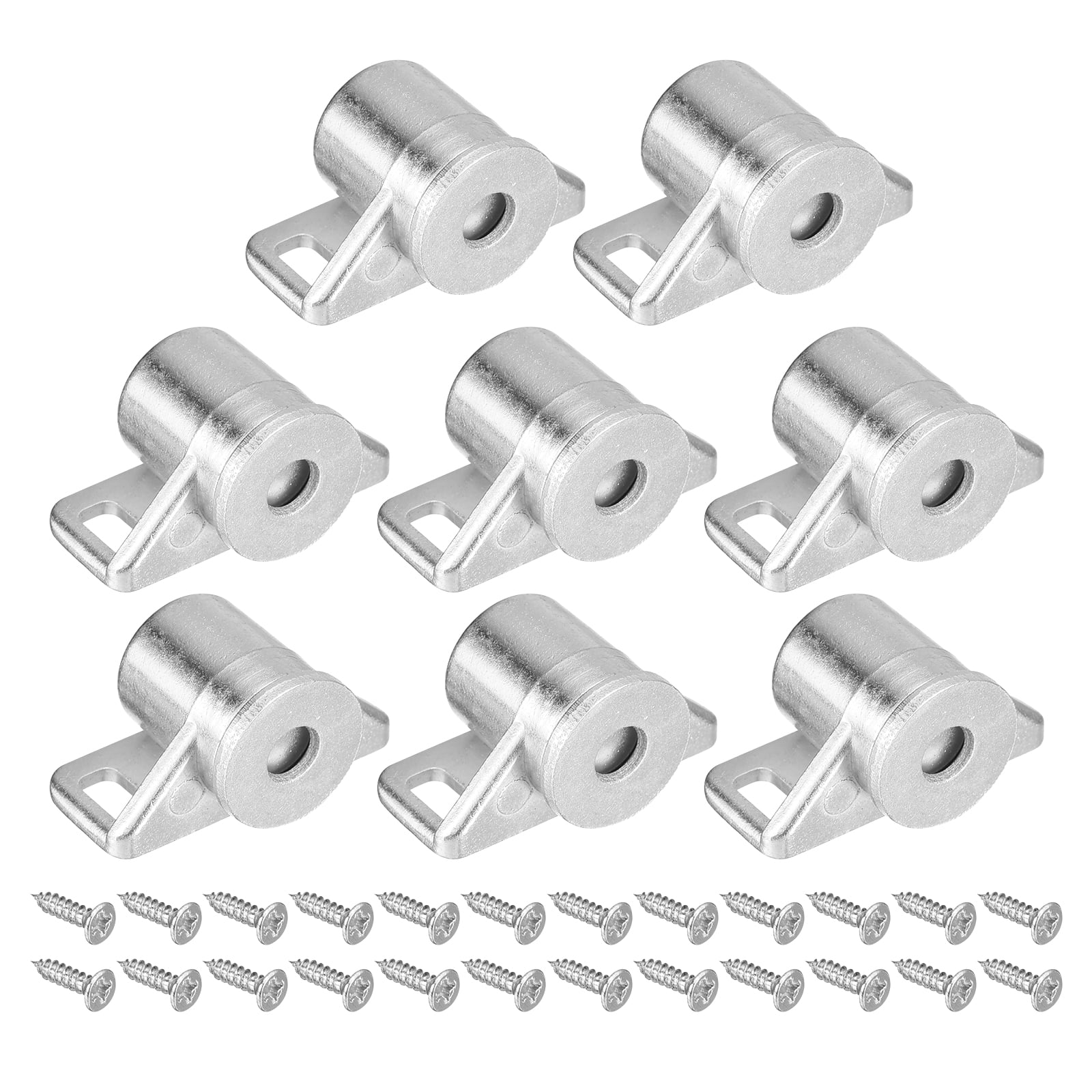 Uxcell 8 Set Zinc Alloy Magnetic Cabinet Door Catch for Kitchen ...