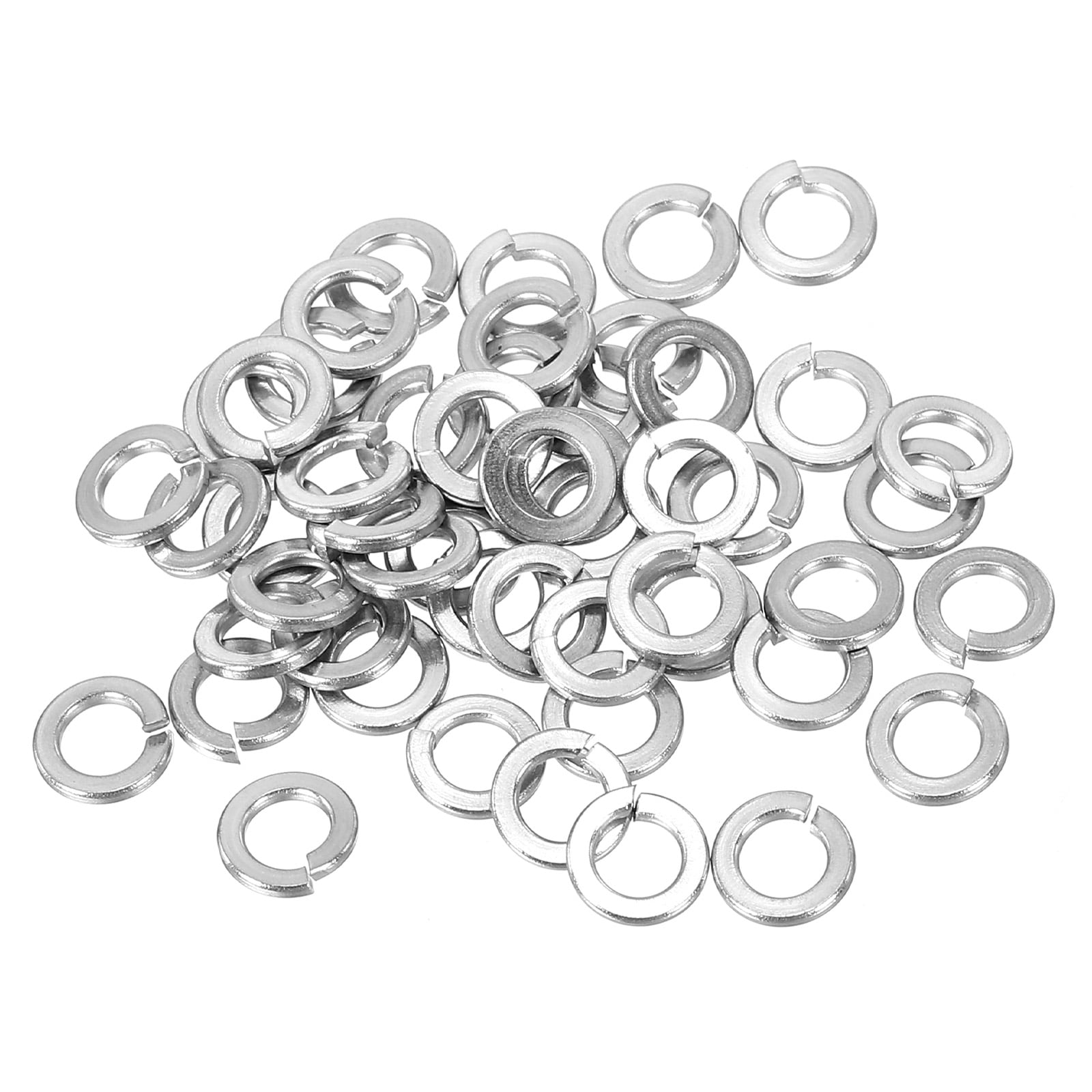 Uxcell #8 Split Lock Washer, 100 Pack 4.3mm ID 7.2mm OD 304 Stainless ...