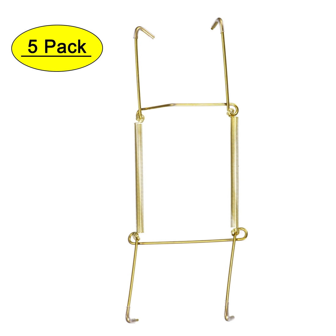 Uxcell 8" U Type Plate Hanger Stainless Steel Iron Zinc Plated 5 Pack ...