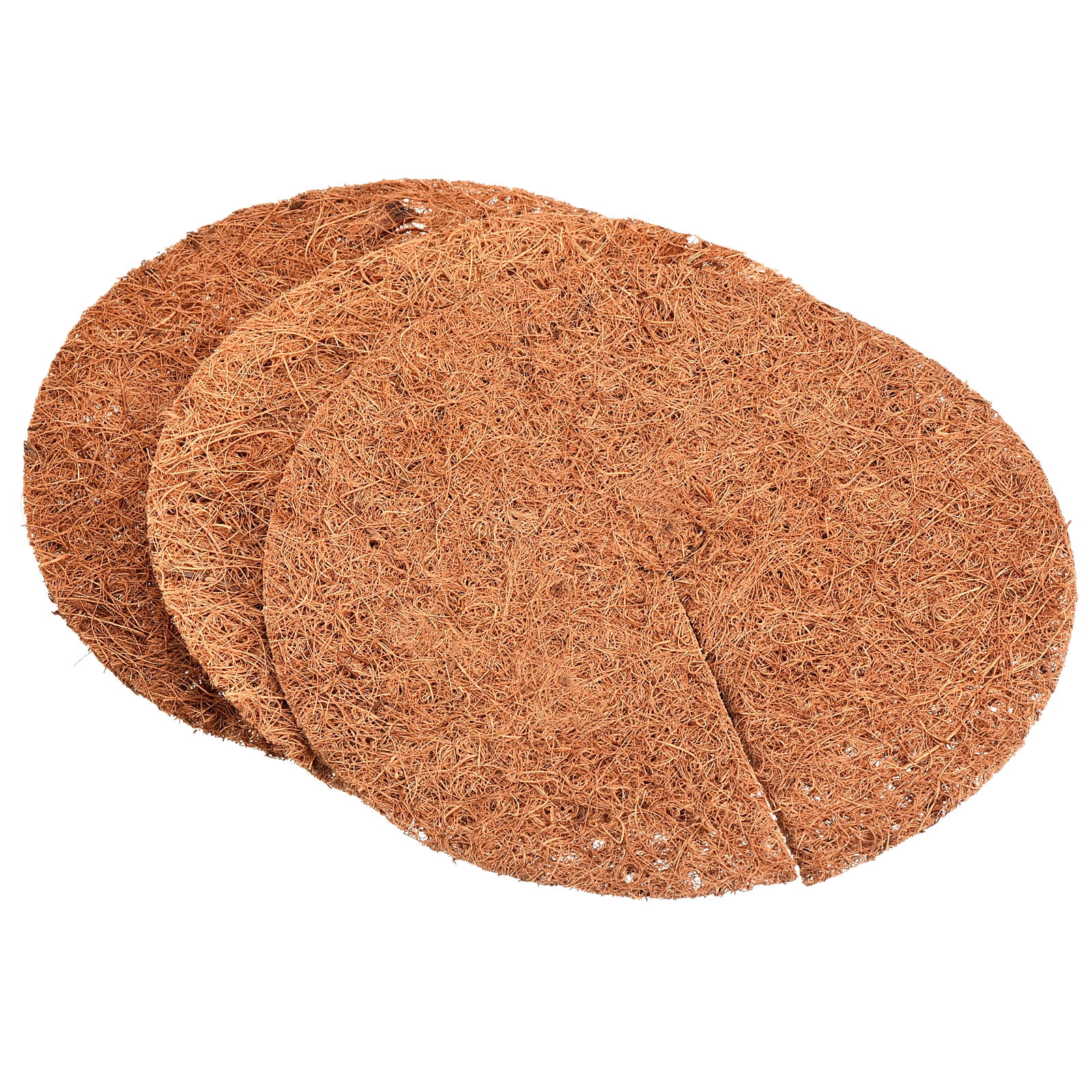 Uxcell 8" Y Coconut Fiber Mulch Ring Mat Tree Protector Root Soil Cover ...