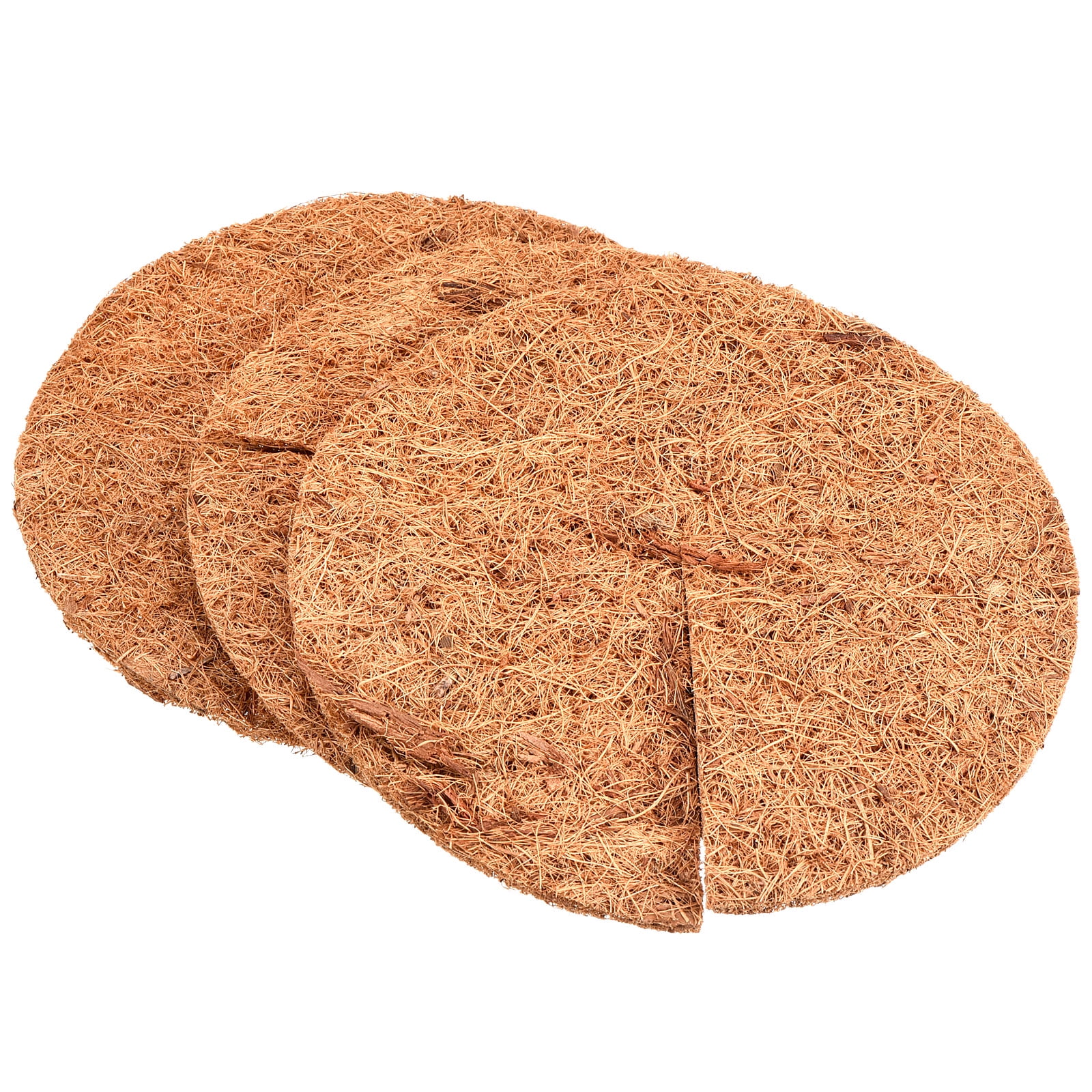 Uxcell 8" Y Coconut Fiber Mulch Ring Thick Mat Tree Protector Root Soil ...