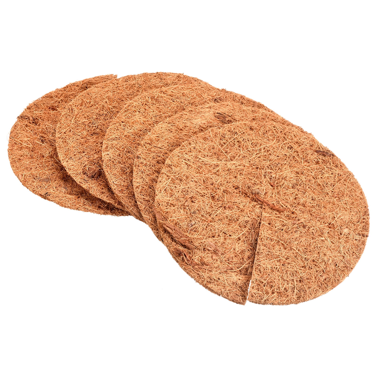 Uxcell 8" Y Coconut Fiber Mulch Ring Thick Mat Tree Protector Root Soil ...