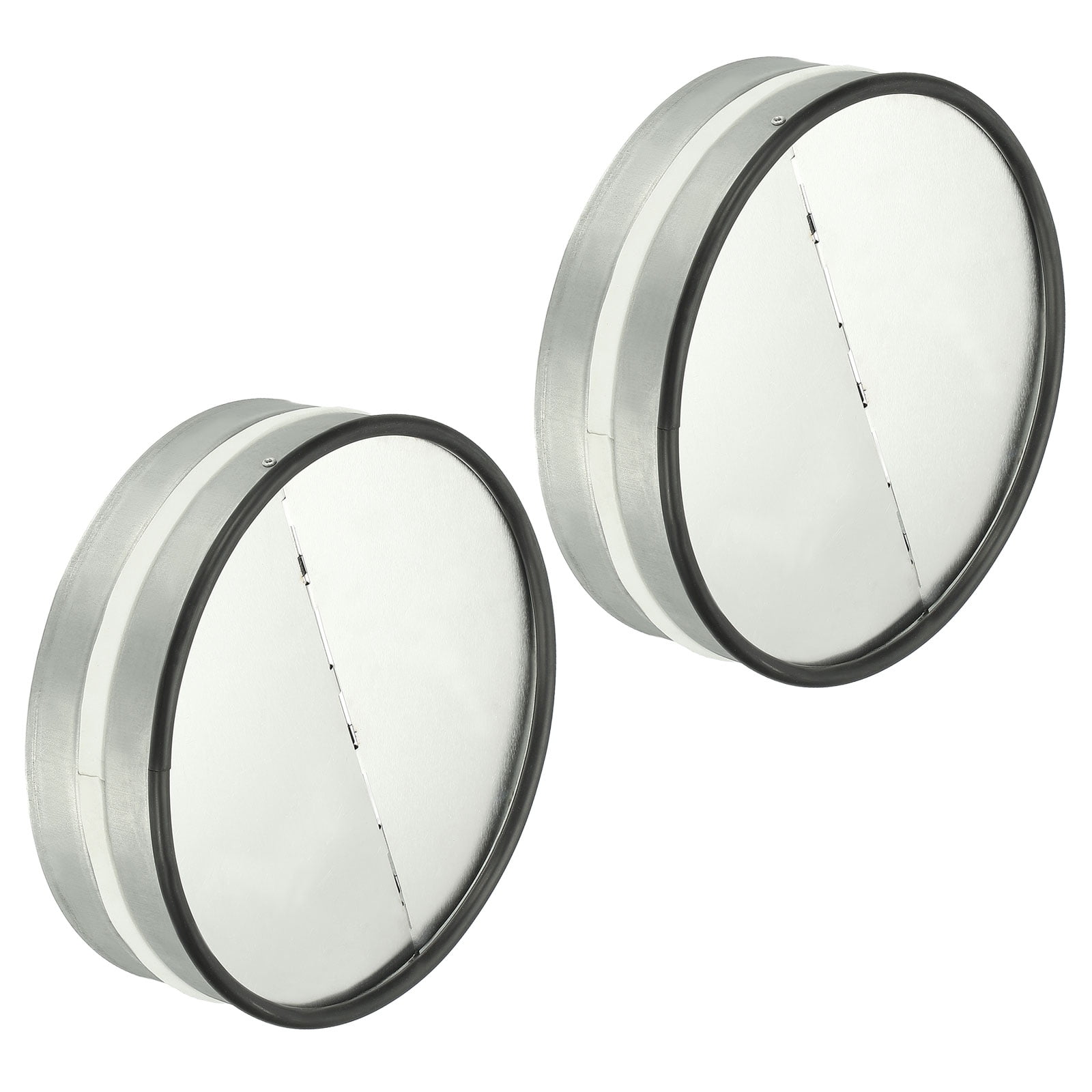 Uxcell 8 inch Backdraft Damper Shutter, 2 Pcs Inline Fan Vent Deflector ...