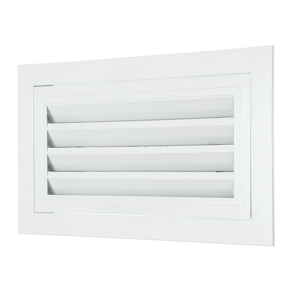 Uxcell 8" x 16" Aluminum Gable Vent, 1Pcs Return Grille Gable Louver ...
