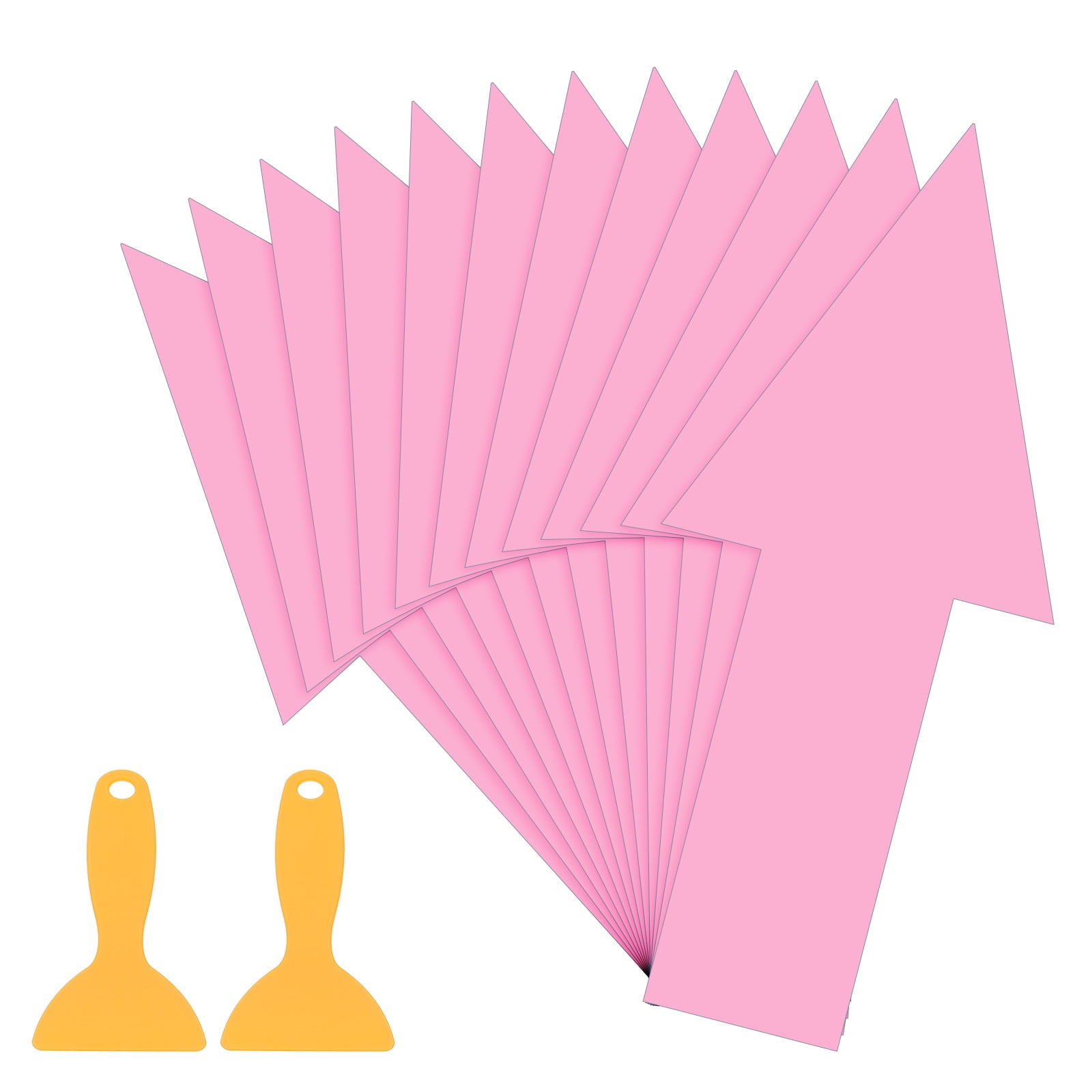 Uxcell 8" x 4" Arrow Sticker, 12Pcs Floor Stickers Directional Arrow ...