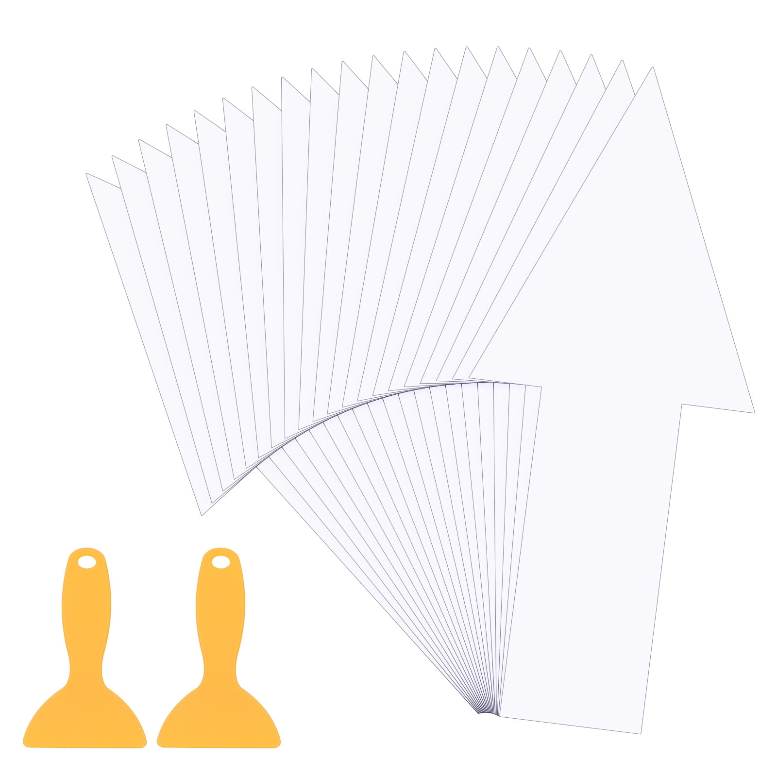 Uxcell 8" x 4" Arrow Sticker, 20Pcs Floor Stickers Directional Arrow ...