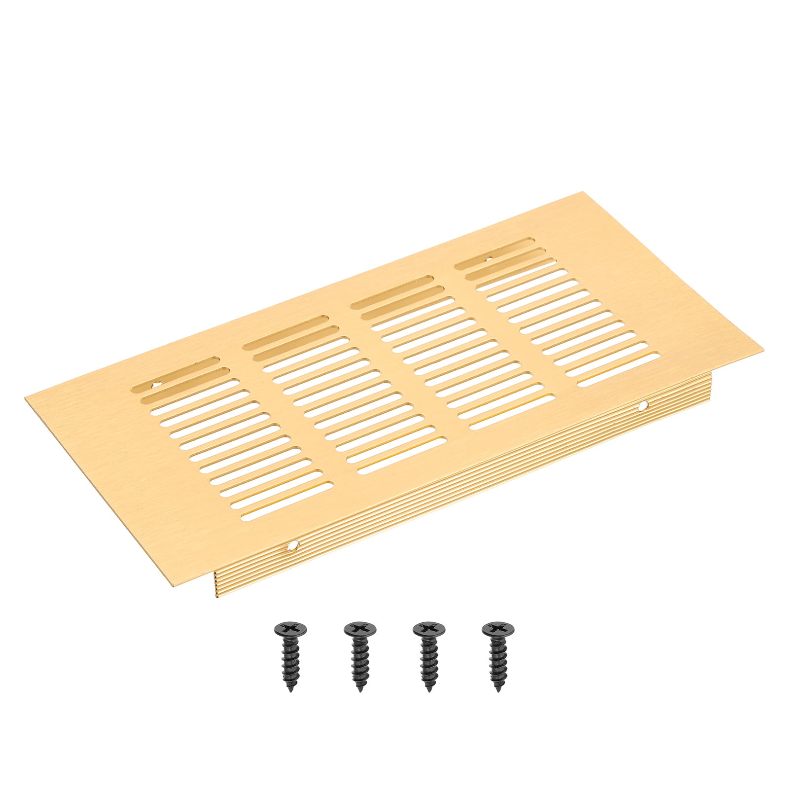 Uxcell Rectangle Ventilation Grille, Aluminum Air Vent Cover Louvered ...