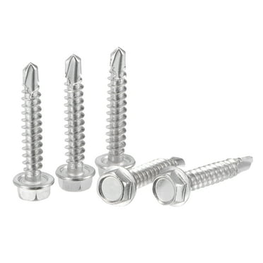 Uxcell #4 x 3/8" 304 Stainless Steel Phillips Head Self Tapping Screws 100 Pack - Walmart.com