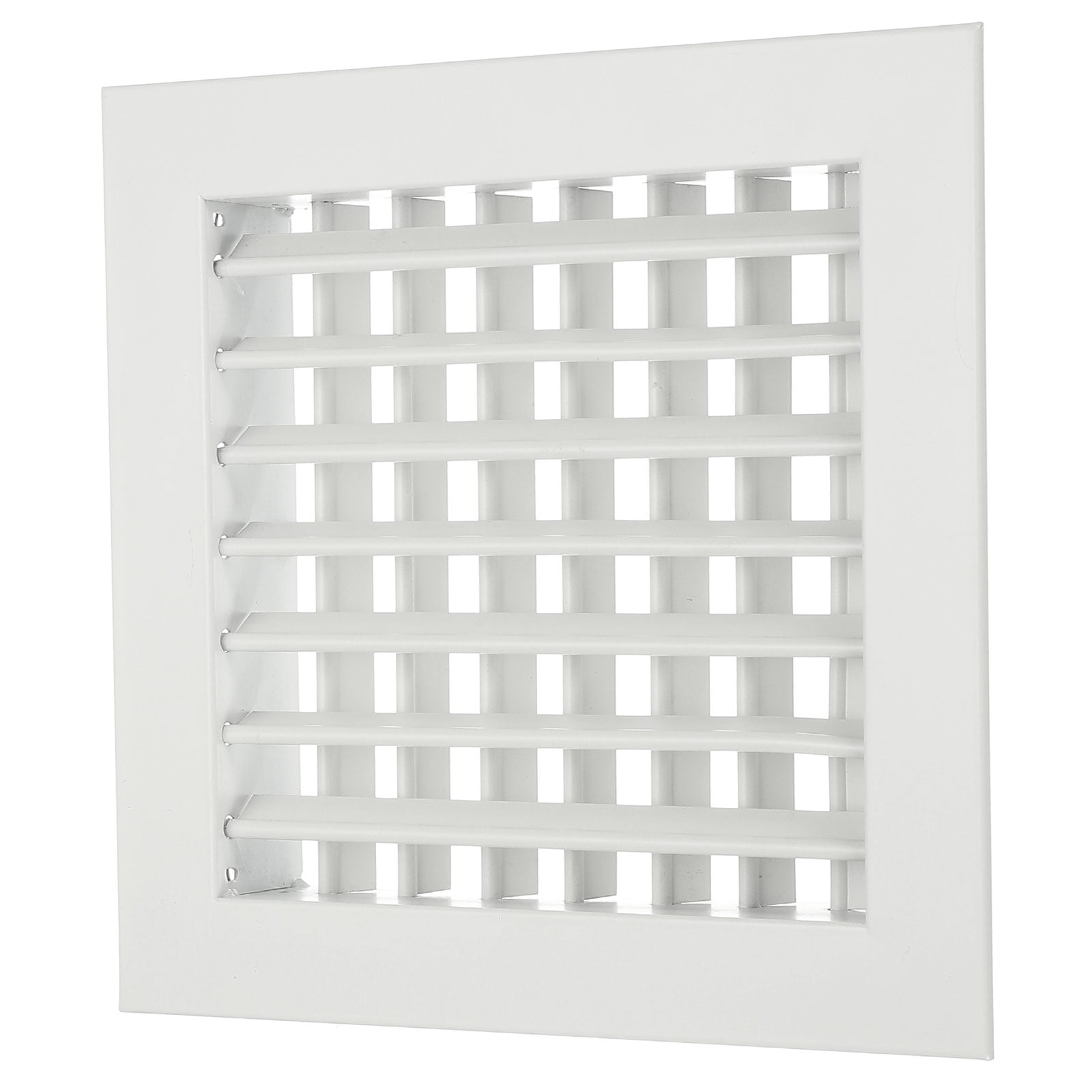 Uxcell 8" x 8" Adjustable Air Supply Diffuser, Aluminum Double ...