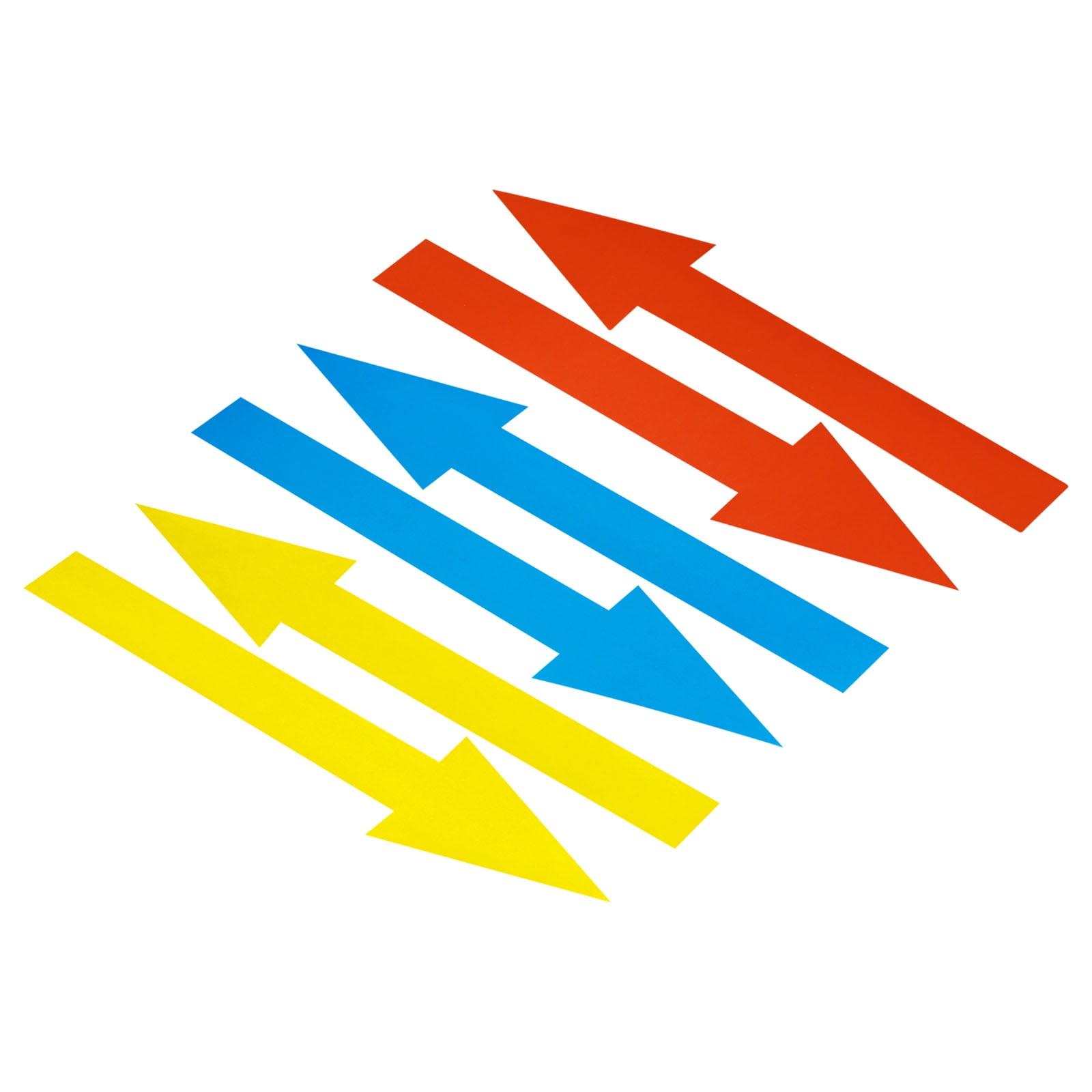 Uxcell 8"x2" Arrow Sticker PVC Adhesive Large Arrow Sign 3 Colors 30 ...