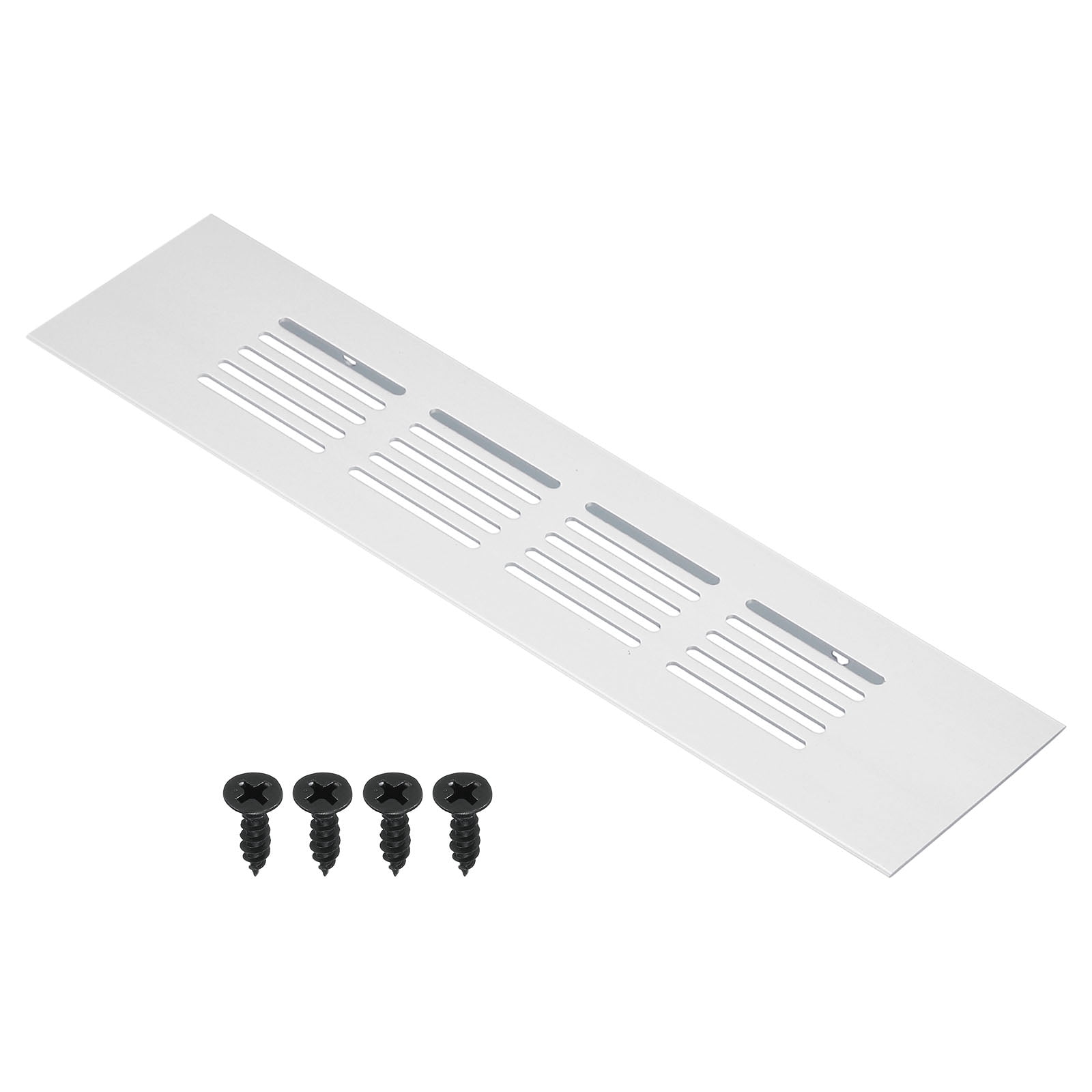 Uxcell 8"x2" Rectangle Air Vent Cover Door Grille Ventilation Cover ...