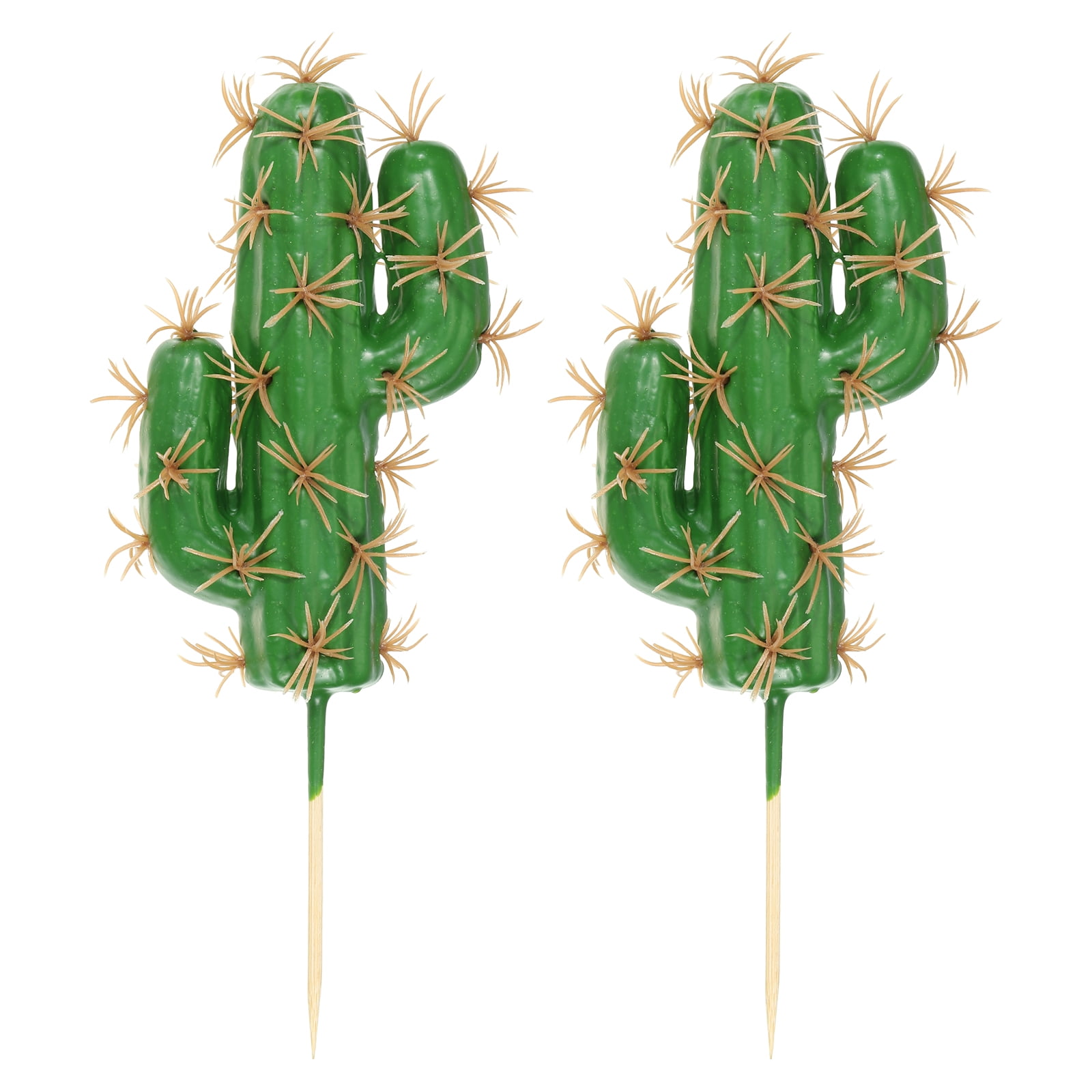 Uxcell 8"x3" Faux Cactus Artificial Succulents Plants Cactus Decor ...