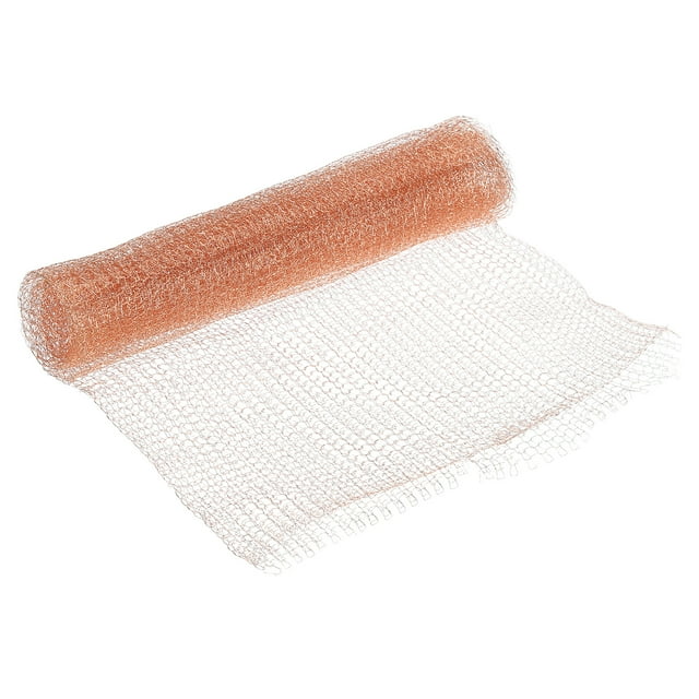 Uxcell 8"x39" Copper Mesh Roll Pure Copper Wire Mesh Corrugated Shape ...