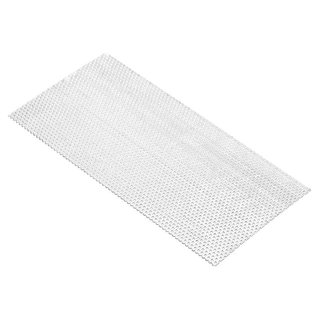 Uxcell 8"x4" 304 Stainless Steel Perforated Sheet 0.06" Hole Metal Mesh ...