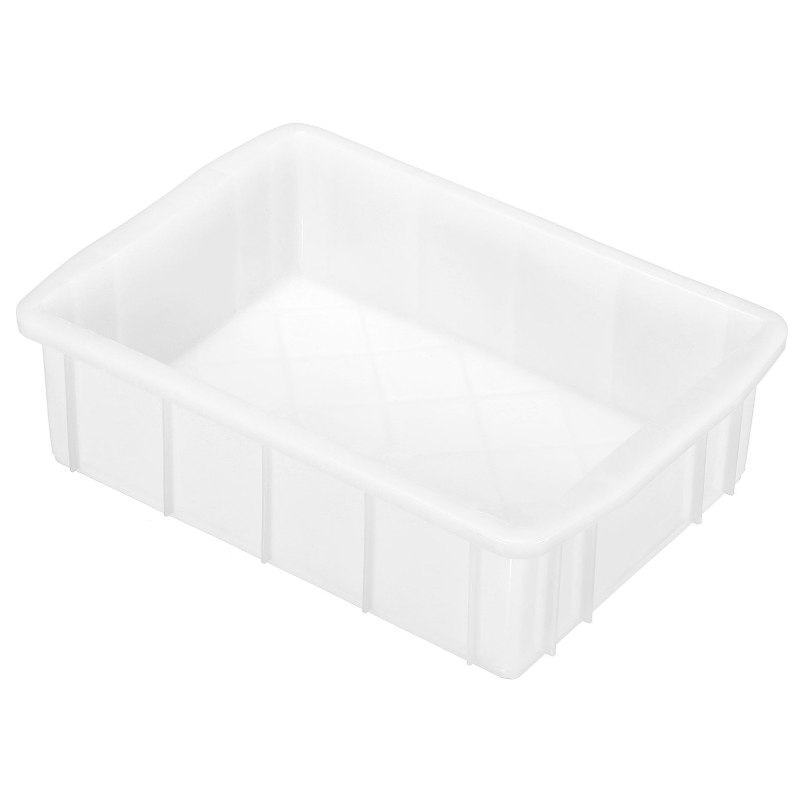 Uxcell 8"x5"x2" Plastic Lab Tray Rectangle Utility Stackable Box Crafts ...
