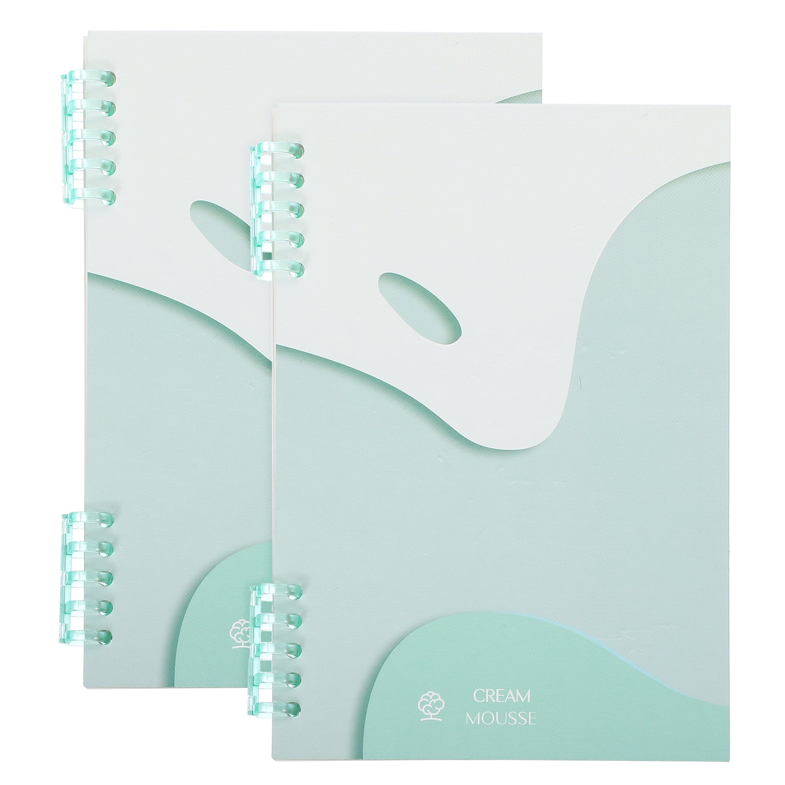 8"x6" Inch Spiral Notebook, 2 Pcs Reusable Discbound Journal Binder ...