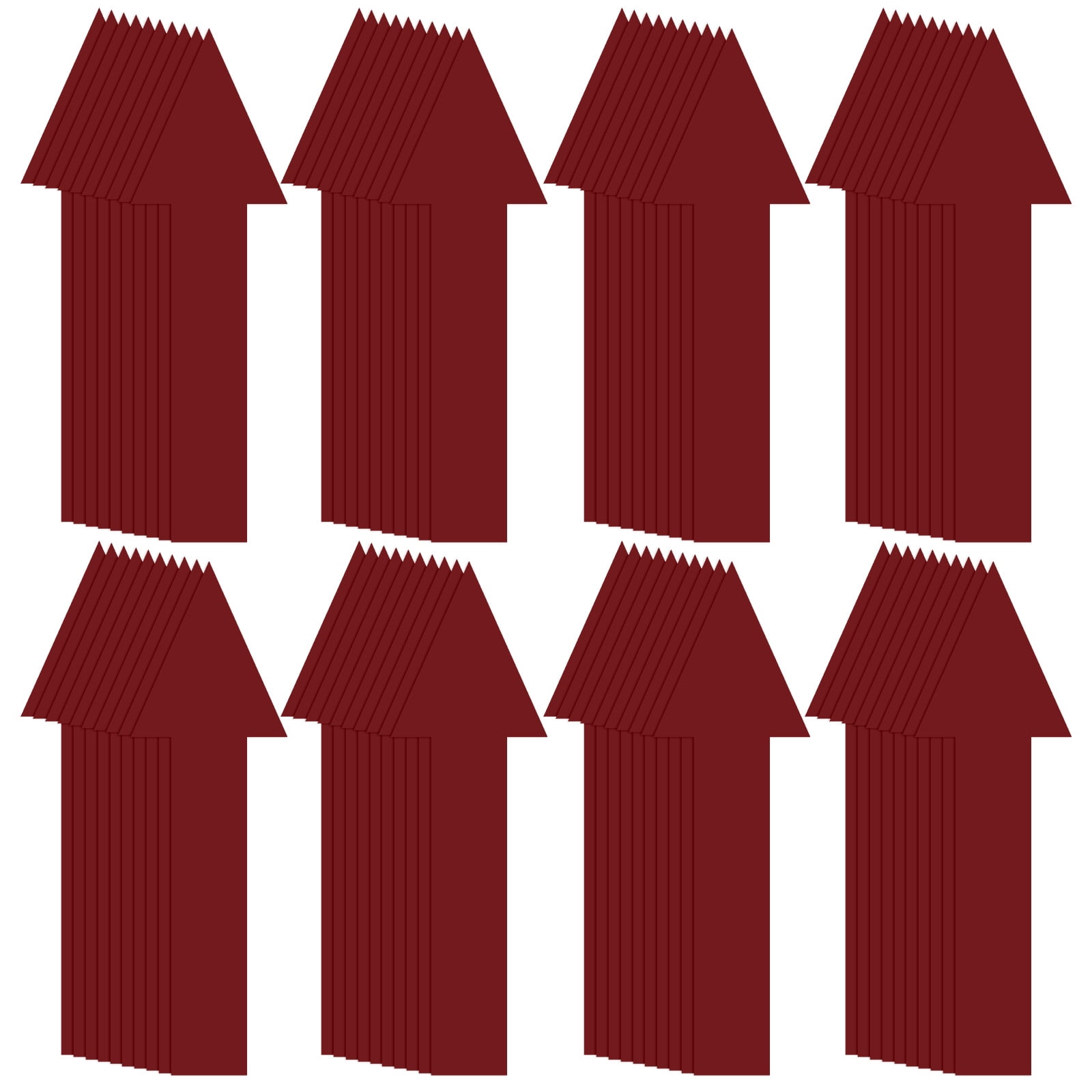 Uxcell 80-Pack Arrow Sticker, 8 Inch PVC Self Adhesive Arrow Sign for ...