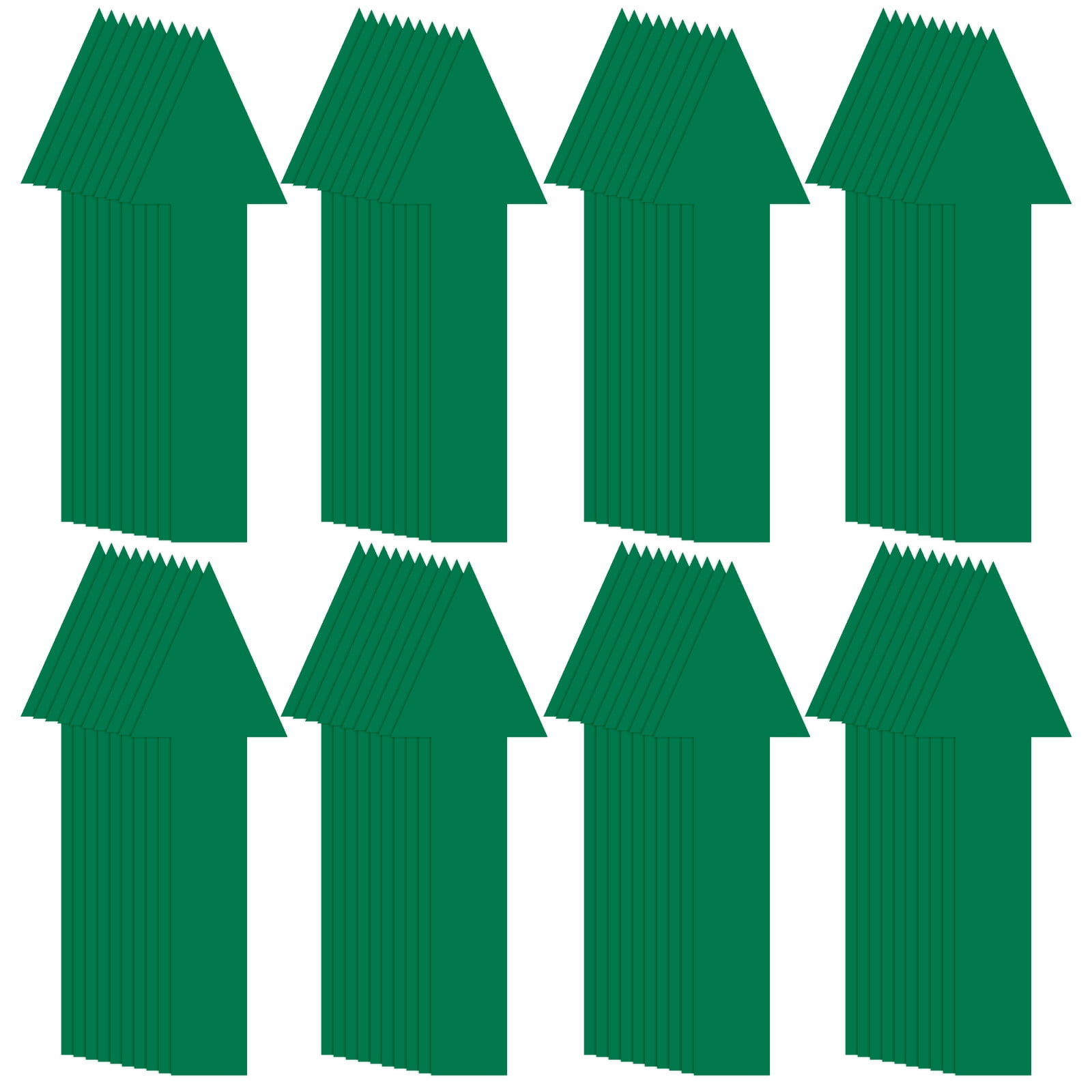 Uxcell 80-Pack Arrow Sticker, 8 Inch Self Adhesive Arrow Sign for Floor ...