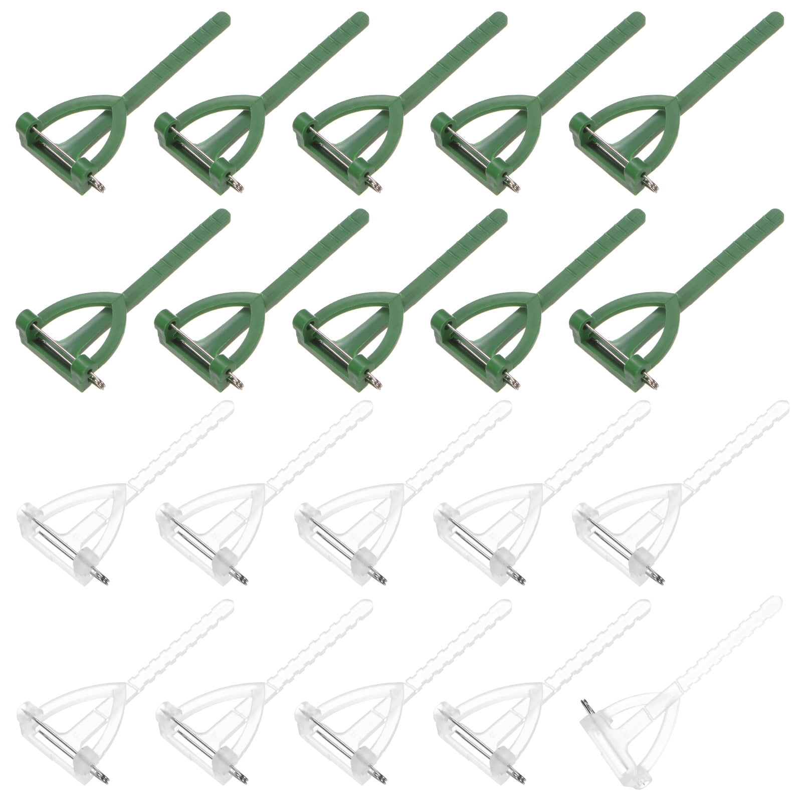 Uxcell 80-Pack Boutonnieres Safety Pins, Plastic Triangle Corsage Pin ...