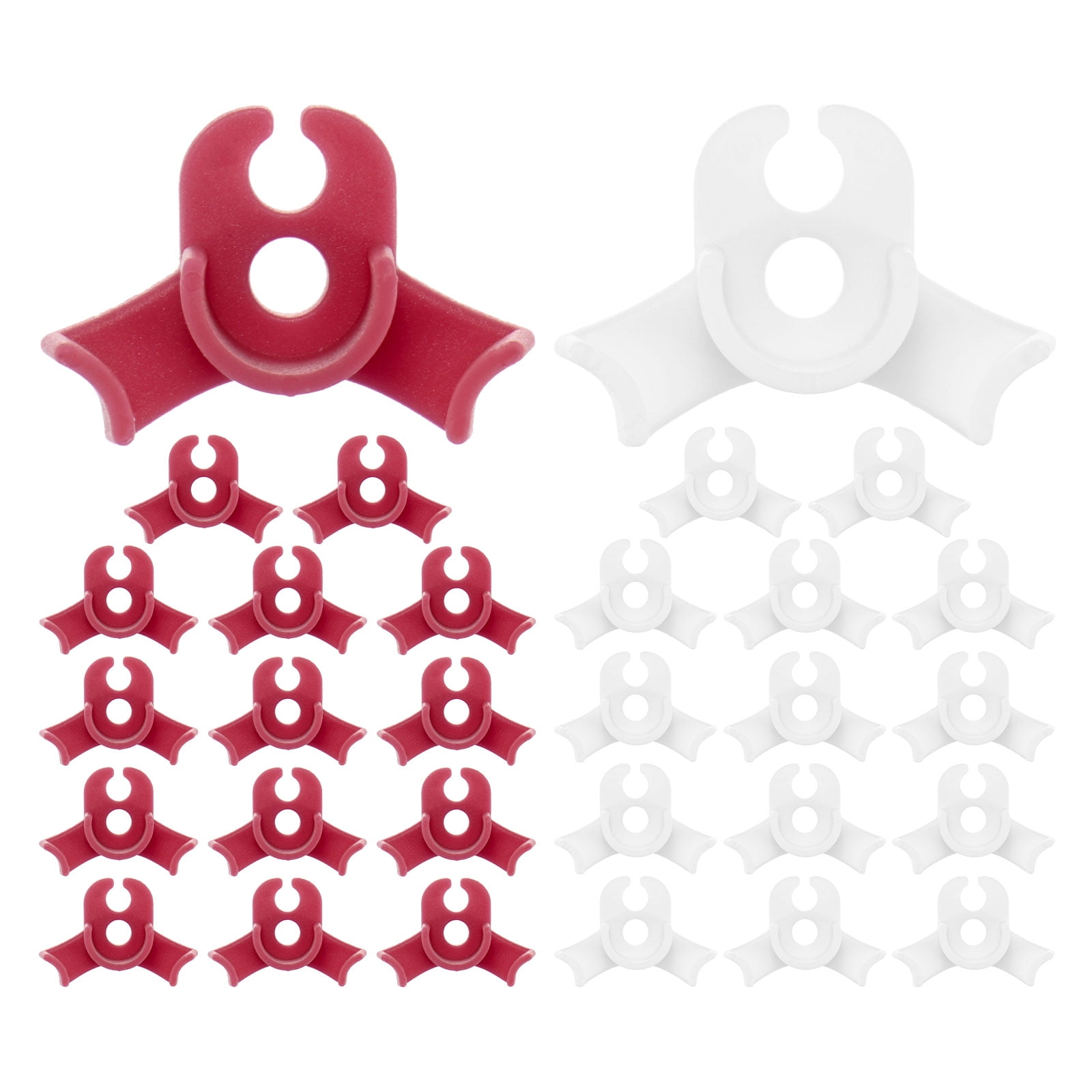 Uxcell 80-Pack Plant Bender, 1.4x1" 90 Degree Adjustable Plant Training ...