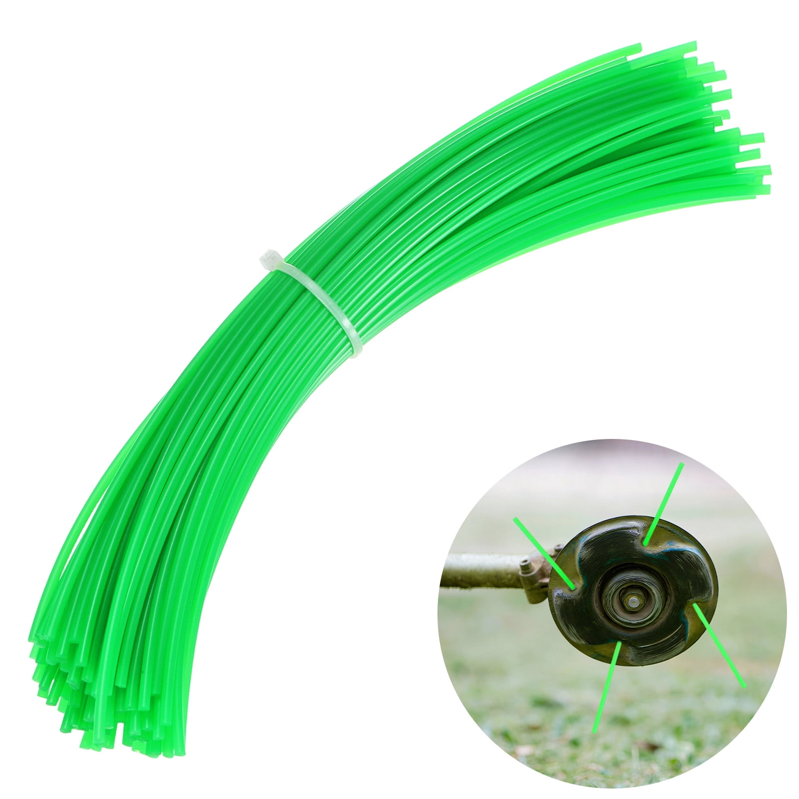 Uxcell 80-Pack Pre-Cut Trimmer Line, 0.095 Inch x 8 Inch Round Nylon ...