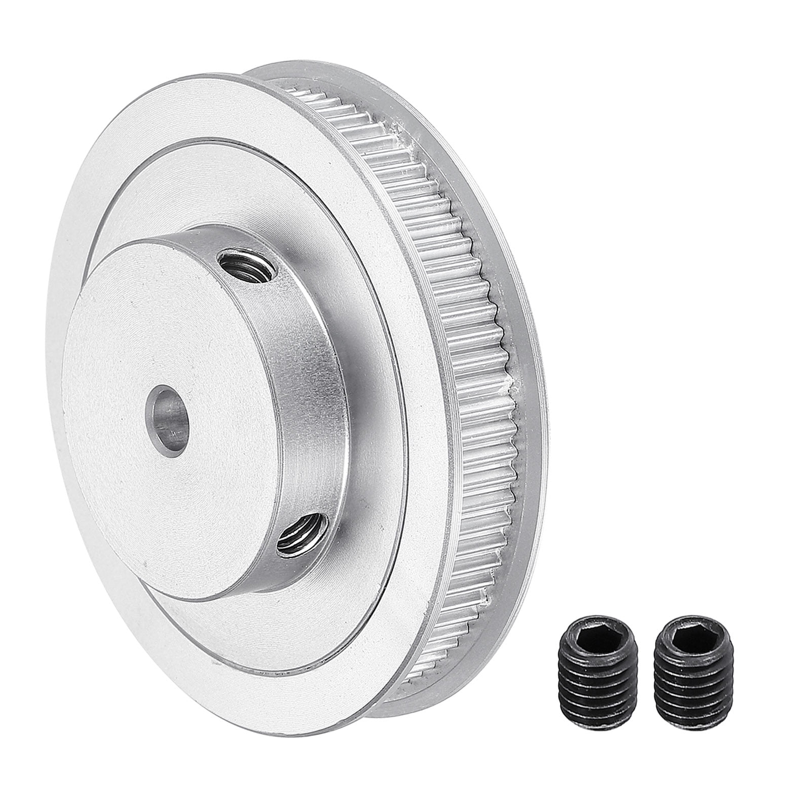 Uxcell 80 Teeth 5mm Bore Timing Pulley, Aluminium Synchronous Wheel ...