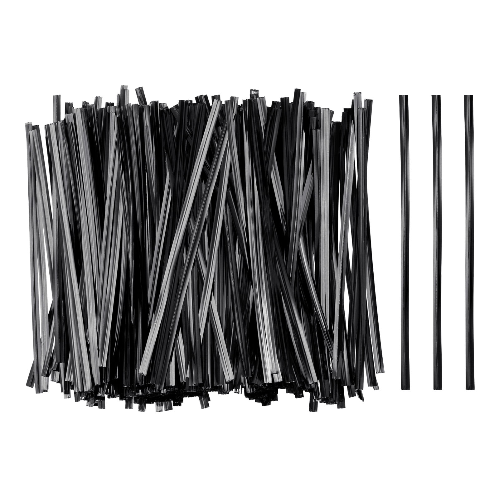 Uxcell 800pcs Bag Twist Ties 4.7" Reusable Plastic Twist Ties Wire ...