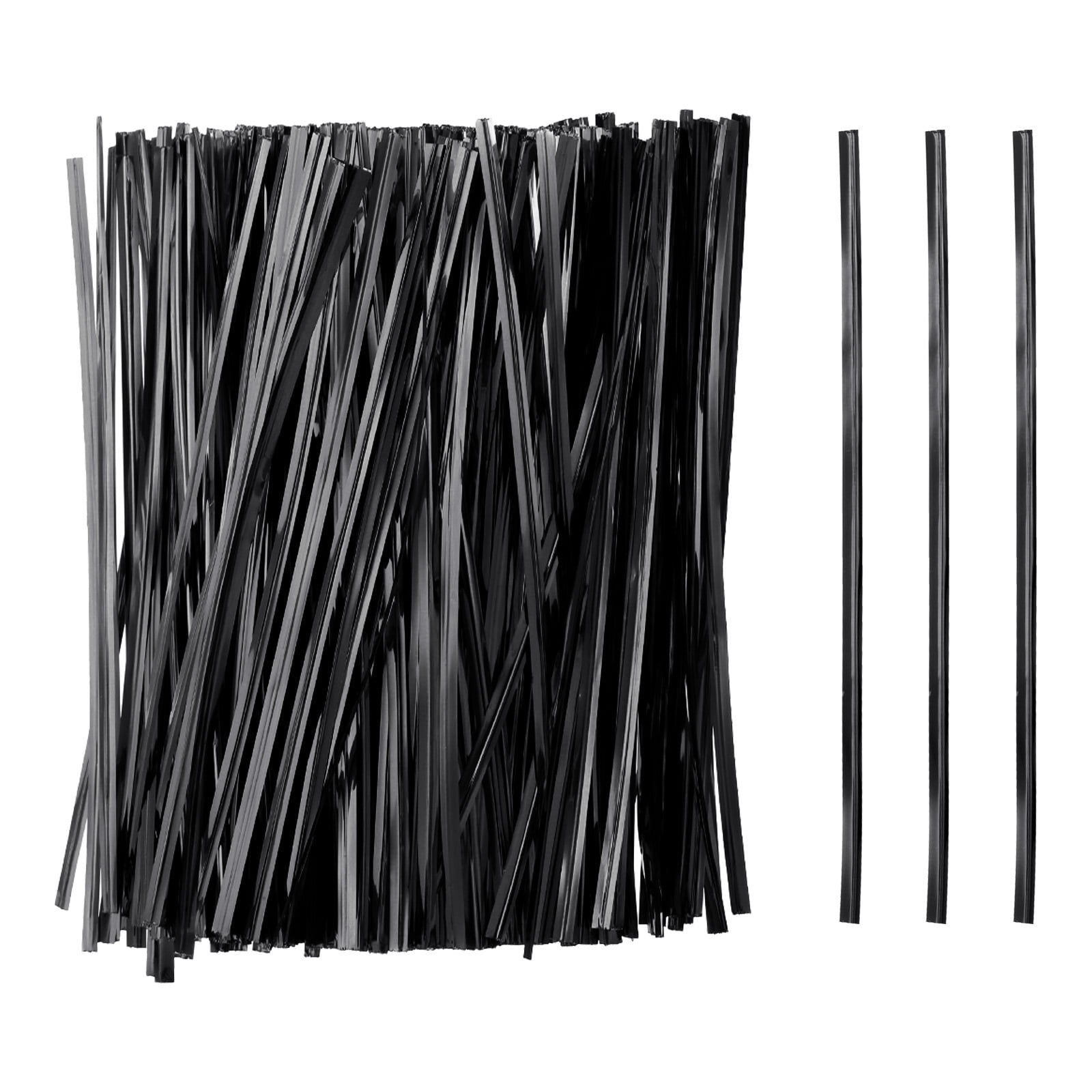 Uxcell 800pcs Bag Twist Ties 6" Reusable Plastic Twist Ties Wire Cable ...