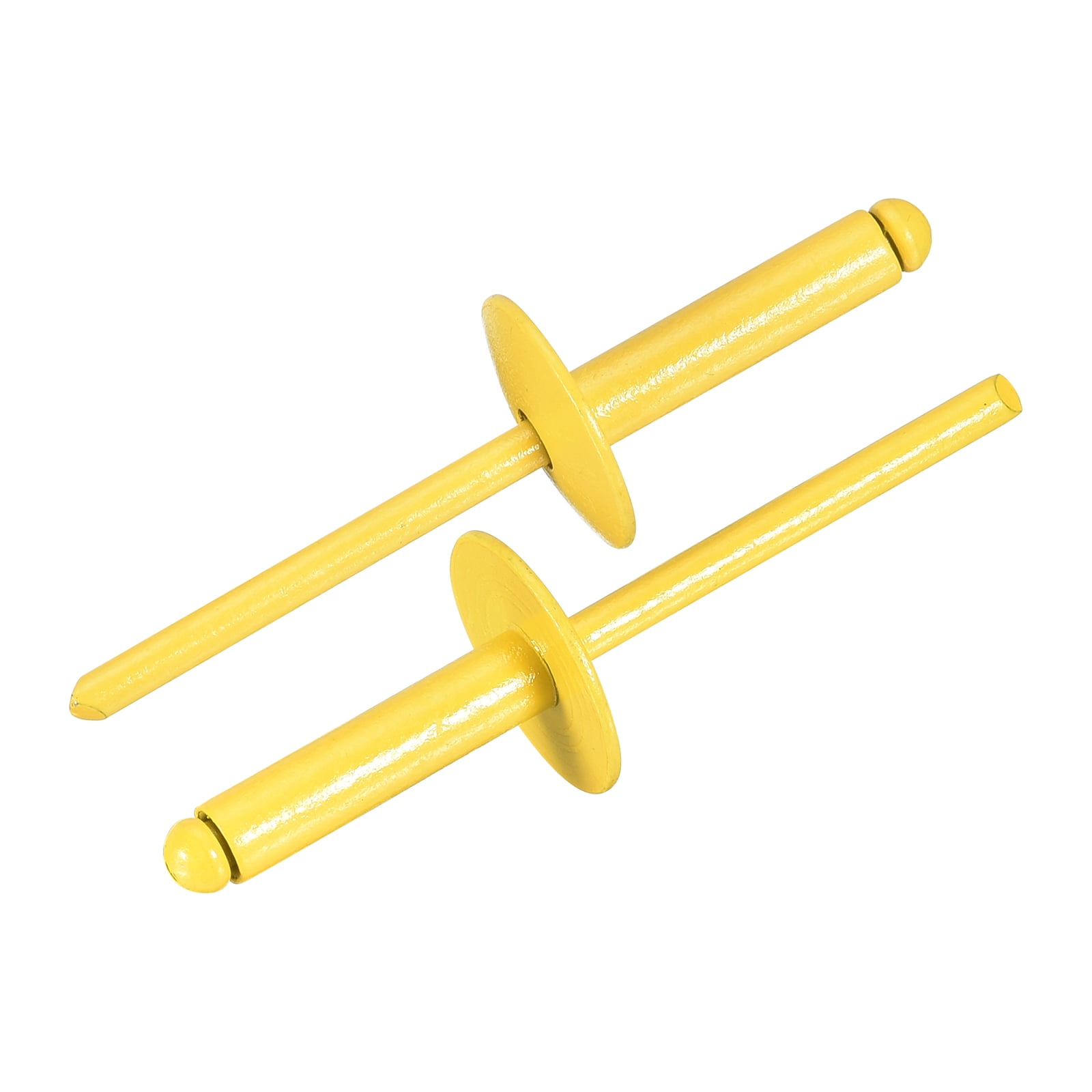 Uxcell 80Pcs 3/16"x3/4" Aluminum Blind Rivets, Large Flange Rivets ...