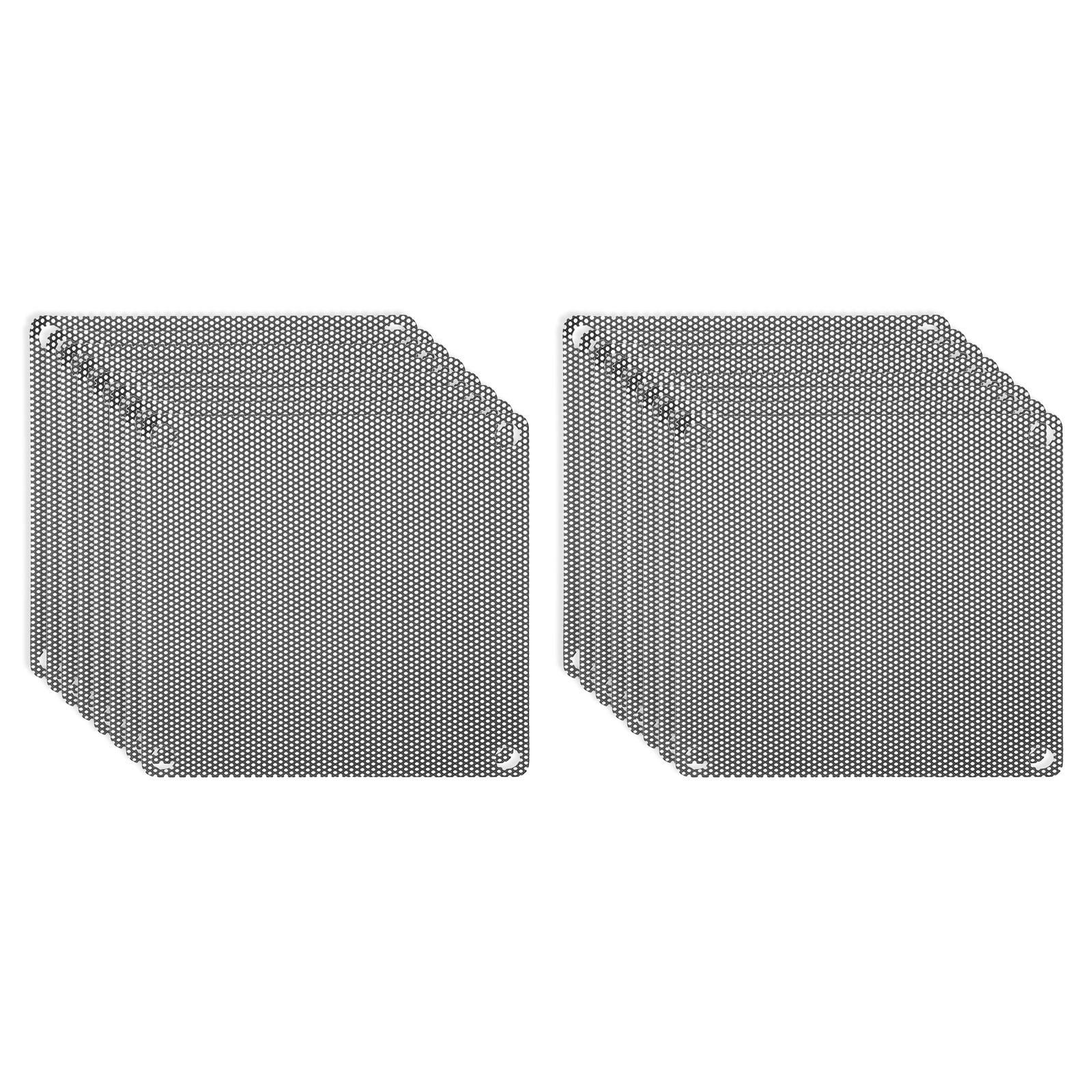 Uxcell 80mm/3.1" PC Fan Dust Mesh, 16 Pack Computer Cooler Dust Filter ...