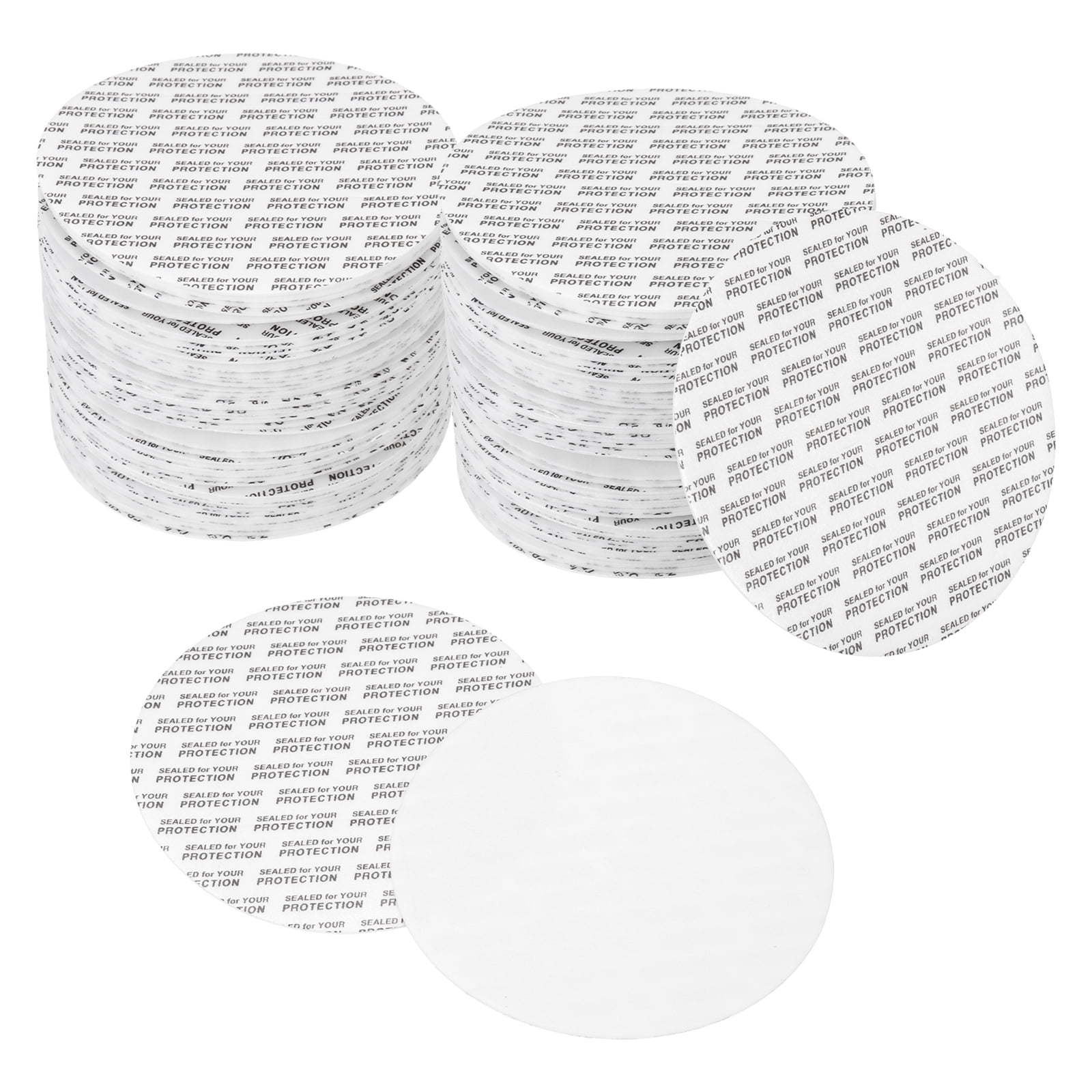 Uxcell 80mm/3.15"Foam Lid Liner, 160Pcs Adhesive Round PS Pressure ...