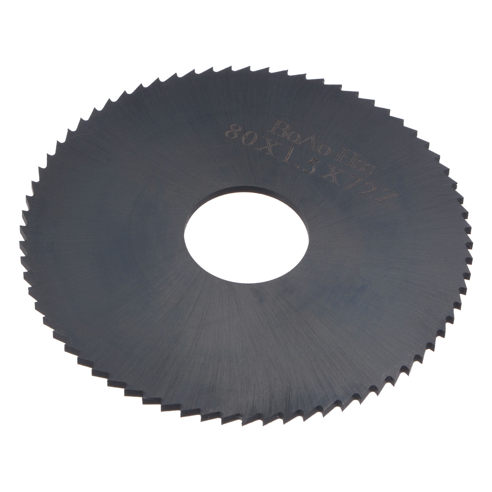 Uxcell 80mm Dia 22mm Arbor 1.5mm Thick 72 Tooth Nitriding Circular Saw ...