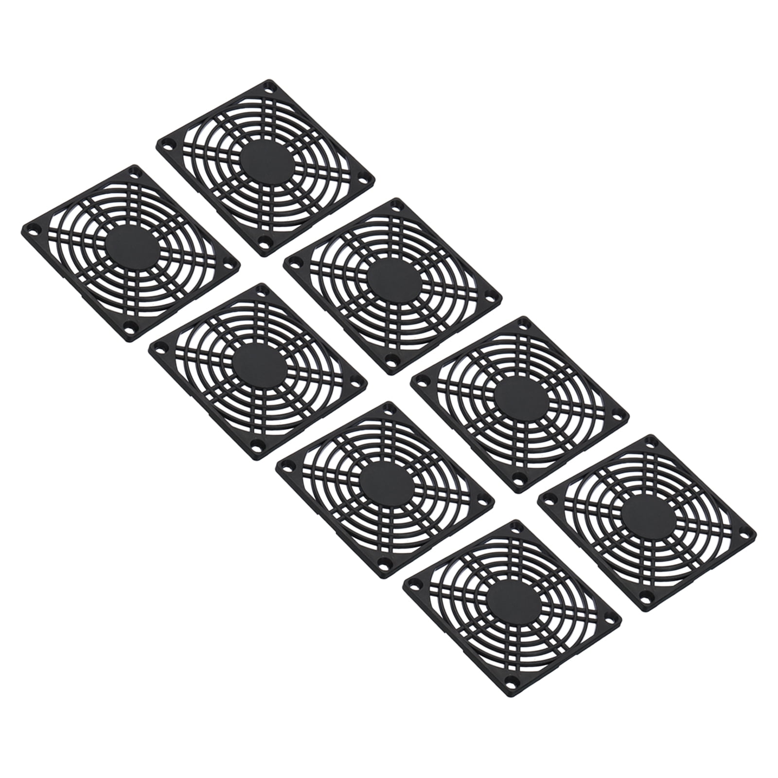 Uxcell 80mm Fan Filter, ABS Plastic Ventilator Grill Protector Guard ...