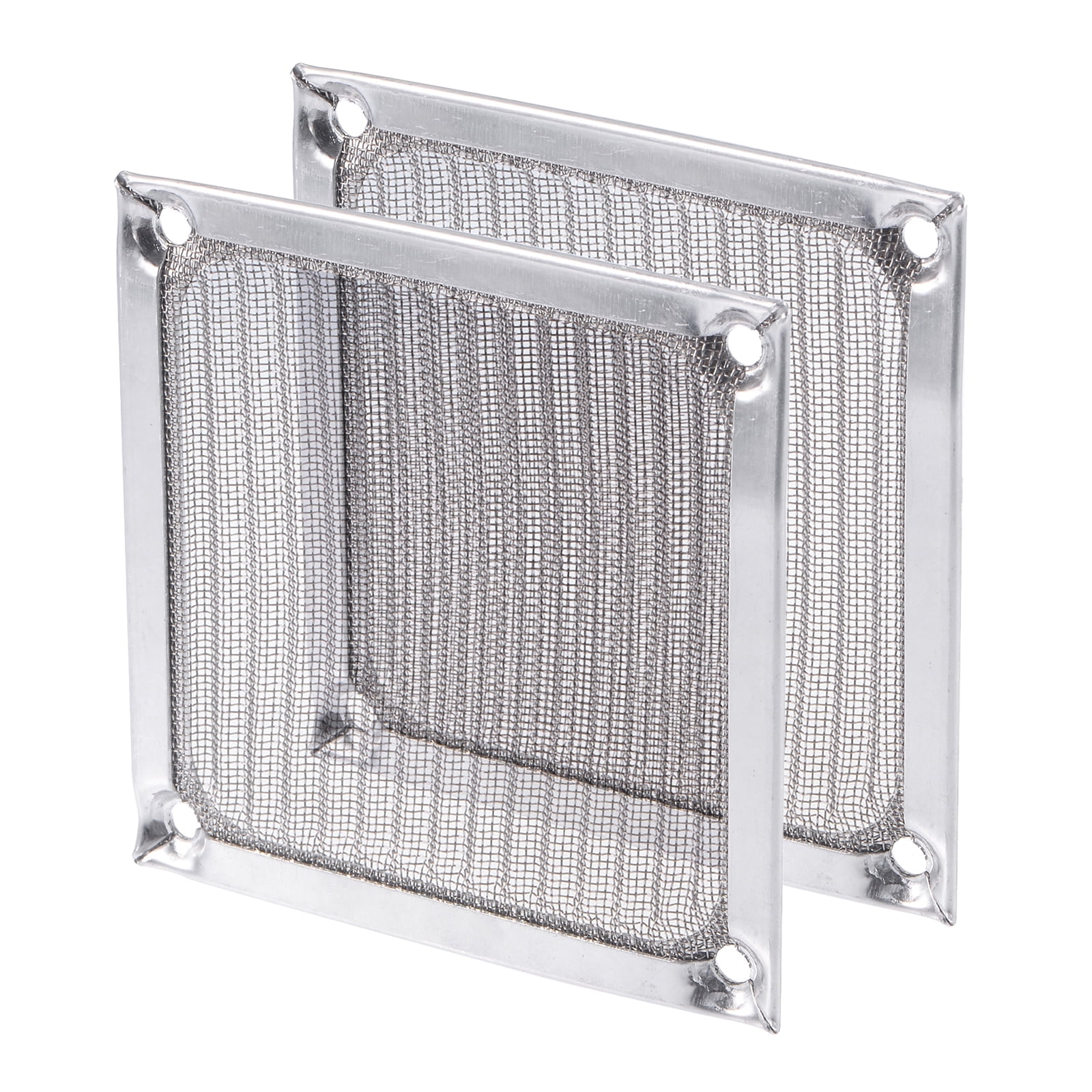 Uxcell 80mm Stainless Steel Mesh Dustproof Computer Fan Filter Grills 2 ...