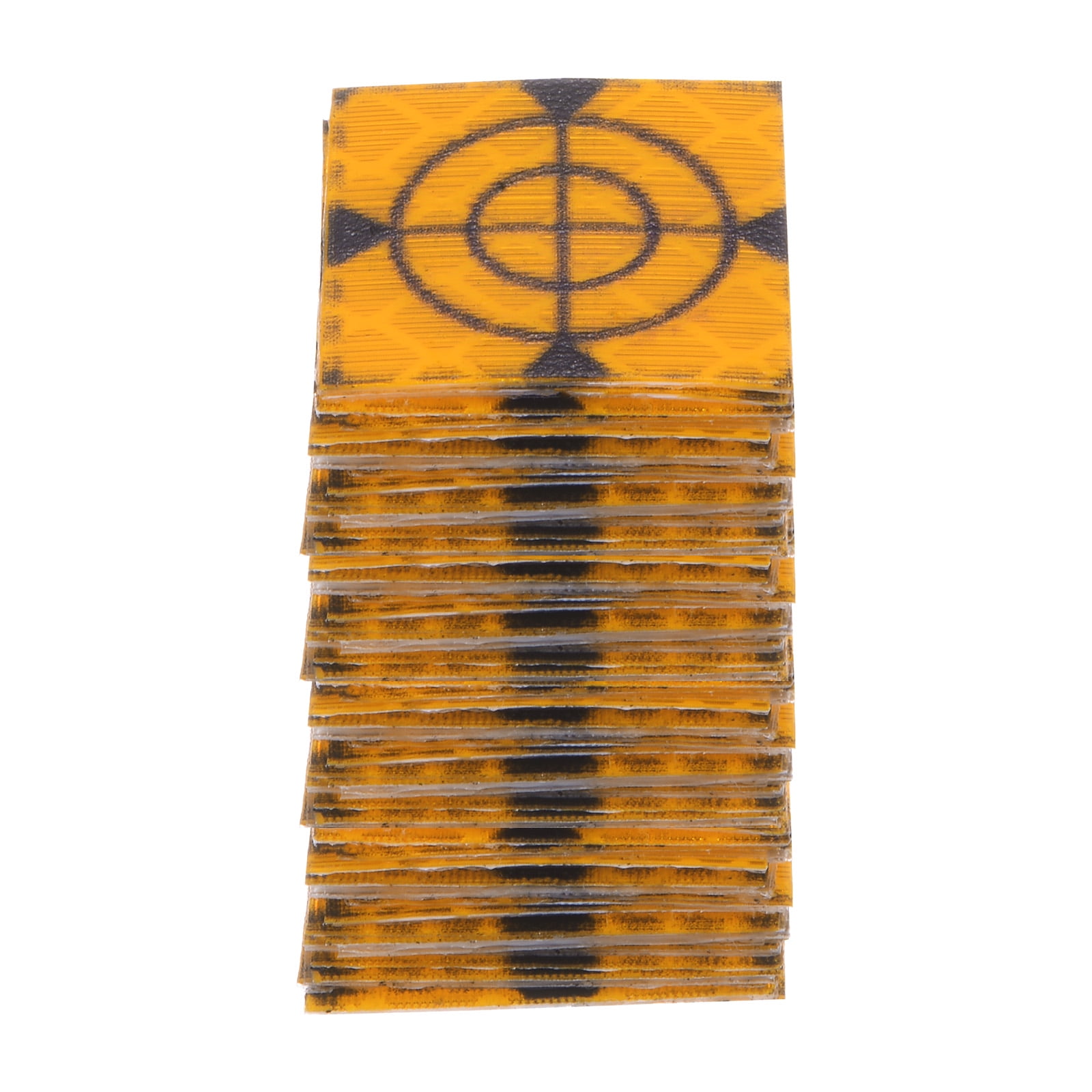 Uxcell 80packs Survey Reflector Sheets 20mm Self-adhesive Survey Target ...