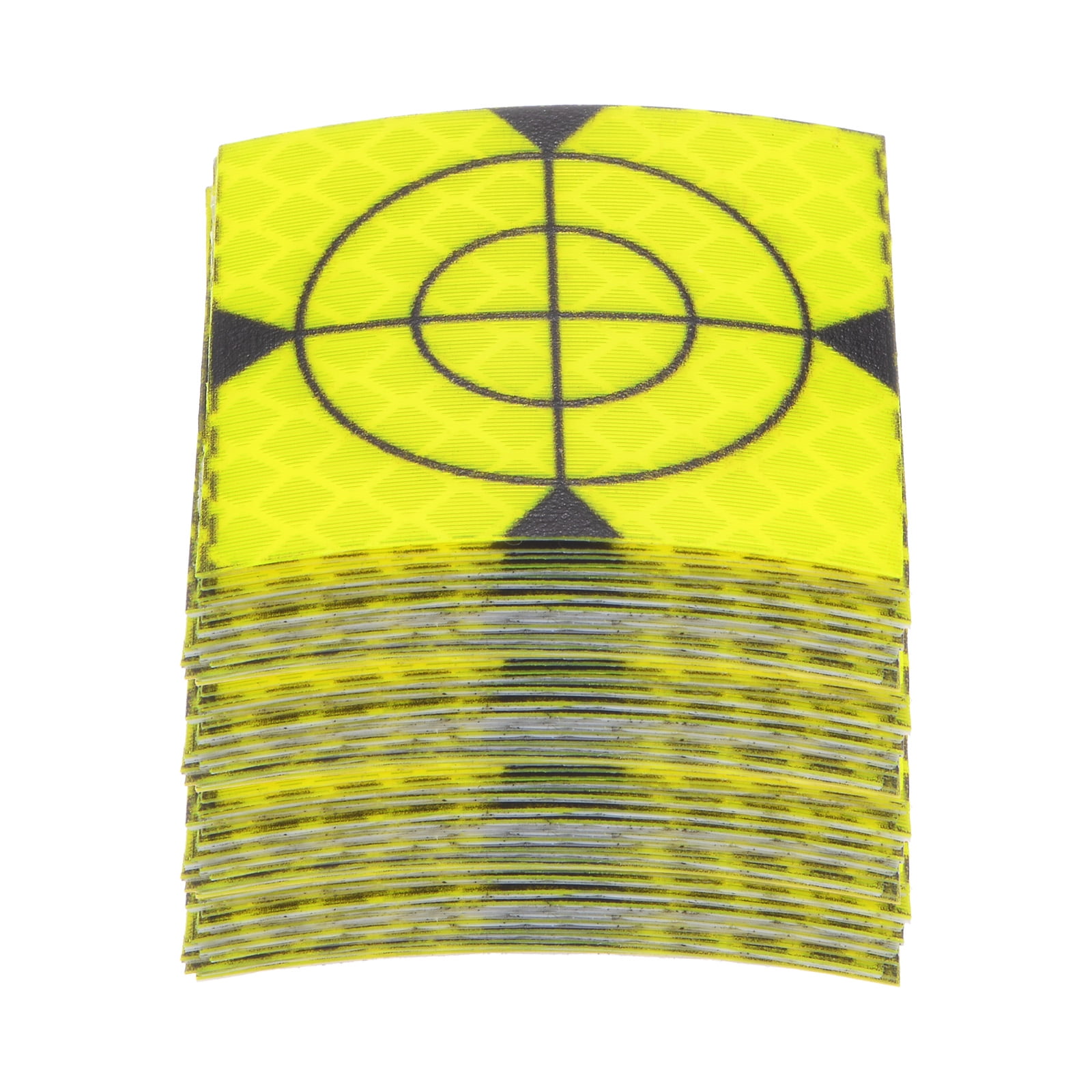 Uxcell 80packs Survey Reflector Sheets 40mm Self-adhesive Survey Target ...
