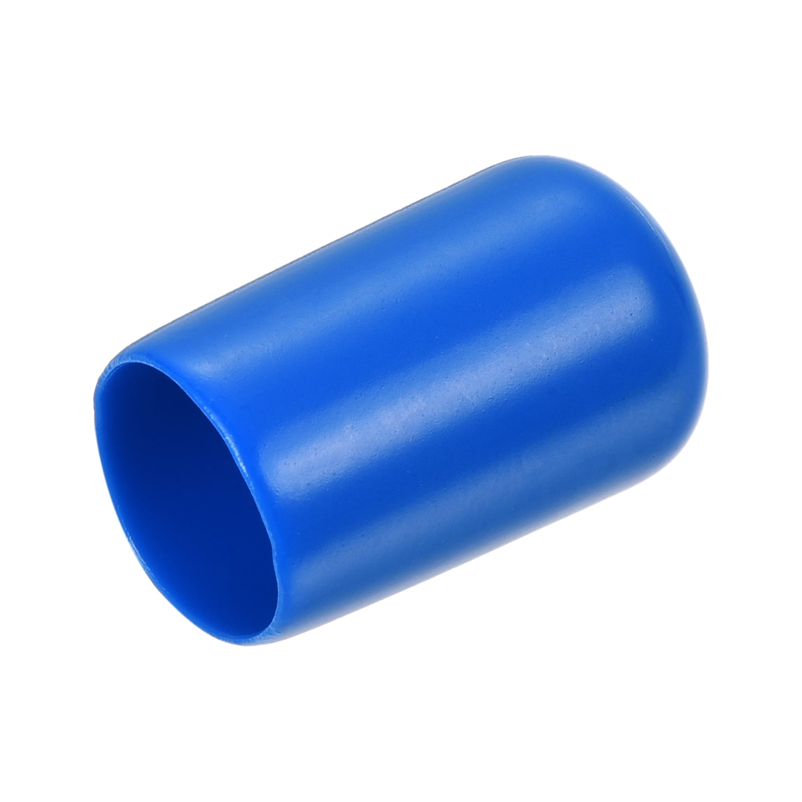 Uxcell 80pcs 12mm Round Blue Vinyl End Cap Screw Thread Protector ...